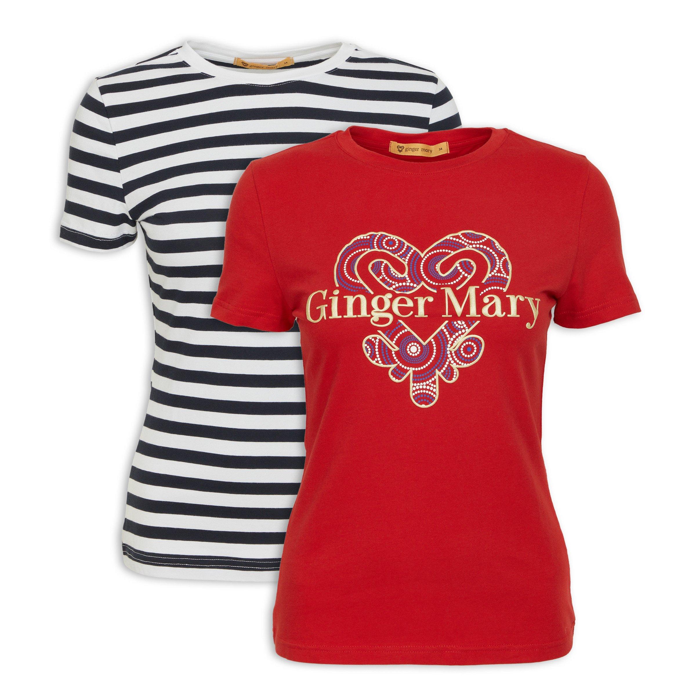 2-pack Fitted T-shirts (3191704) | Ginger Mary
