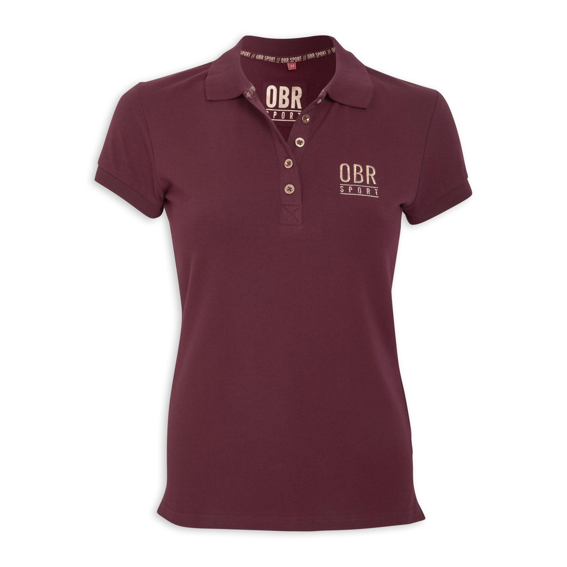 Dark Red Golf T-shirt (3191708) | OUTBACK RED Sport