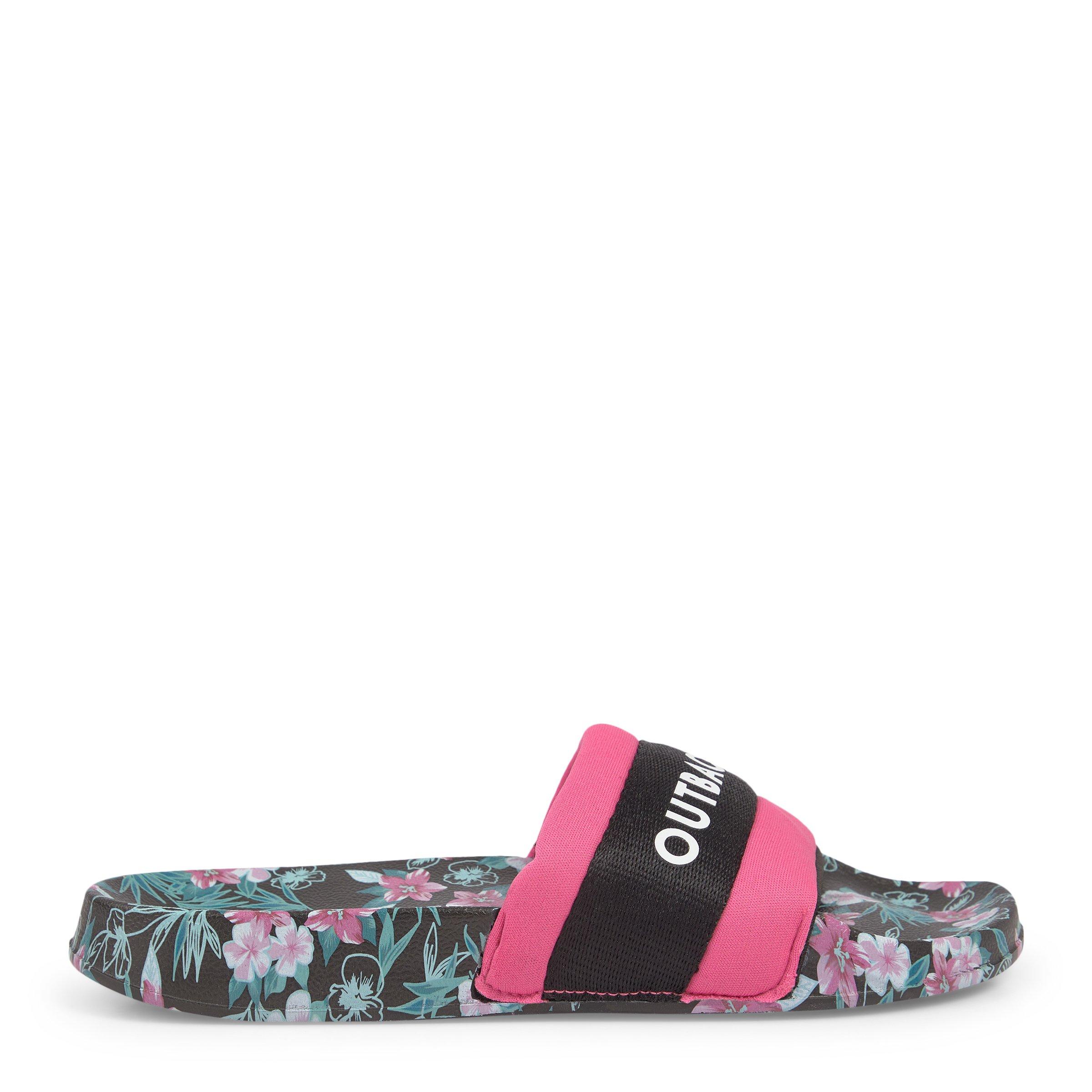 Floral Print Pool Sliders (3191998) | OUTBACK RED