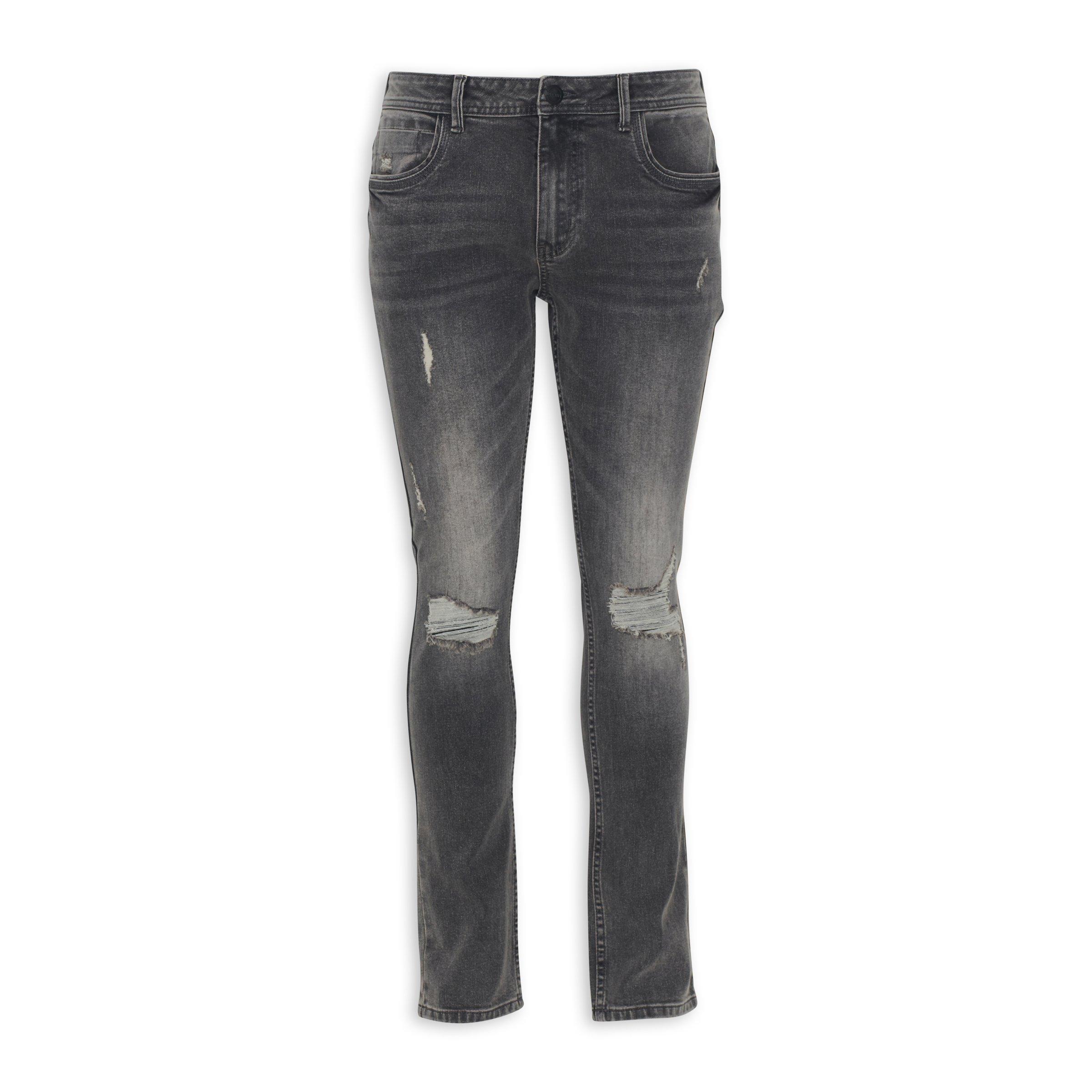 Grey Ripped Skinny Jeans (3191999) | Identity