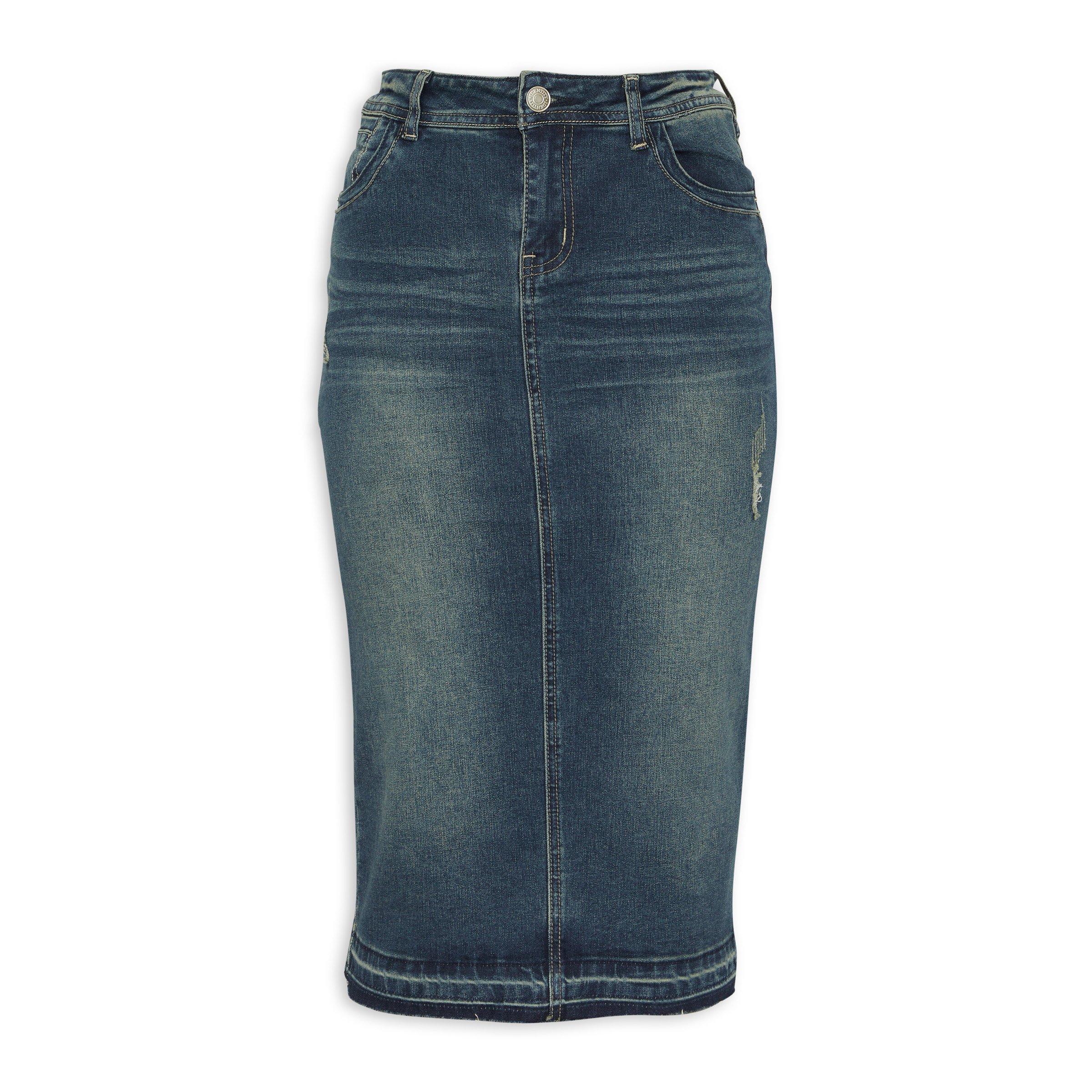 Blue Denim Skirt (3192136) | Identity