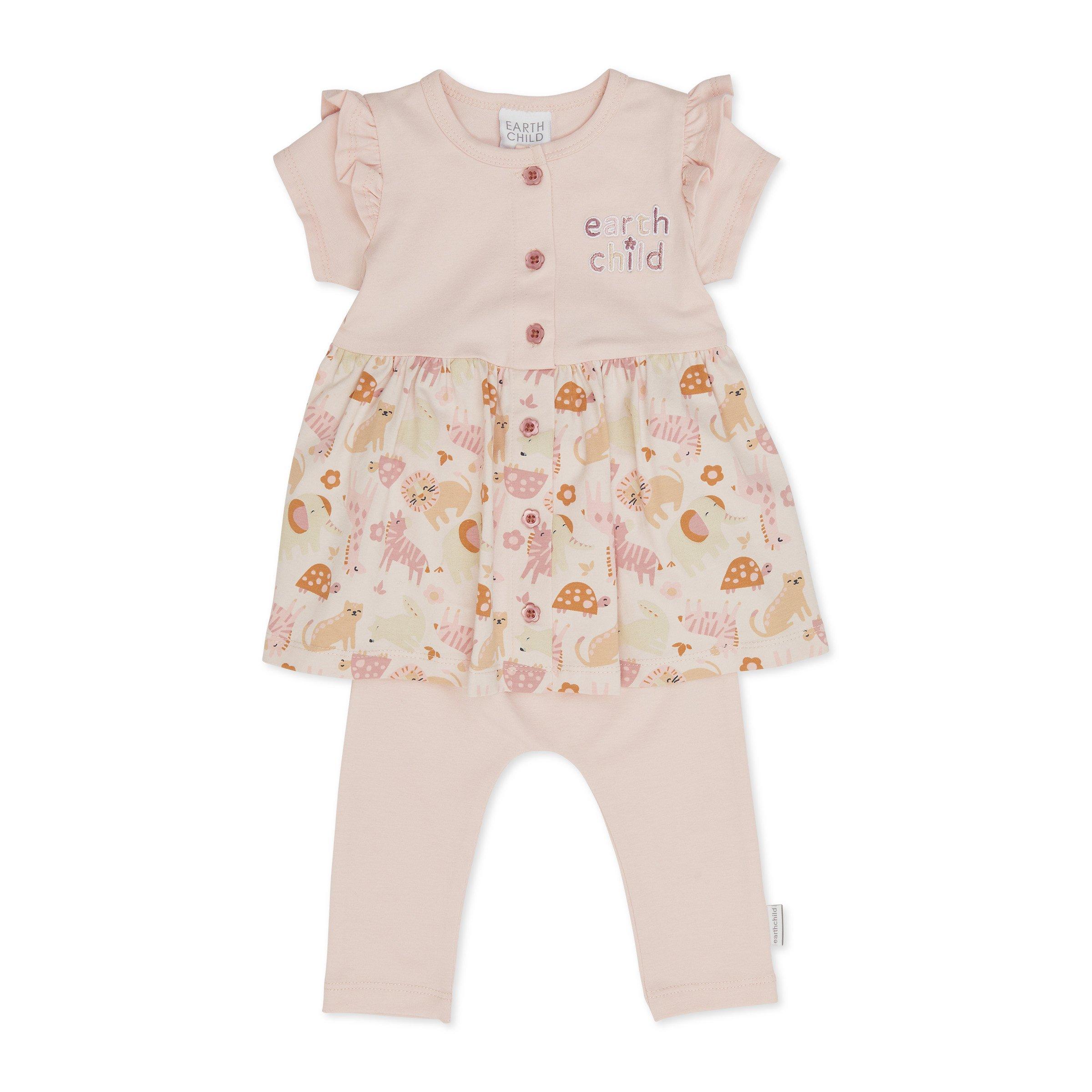Baby Girls Pink Dress Set (3192151) | Earthchild