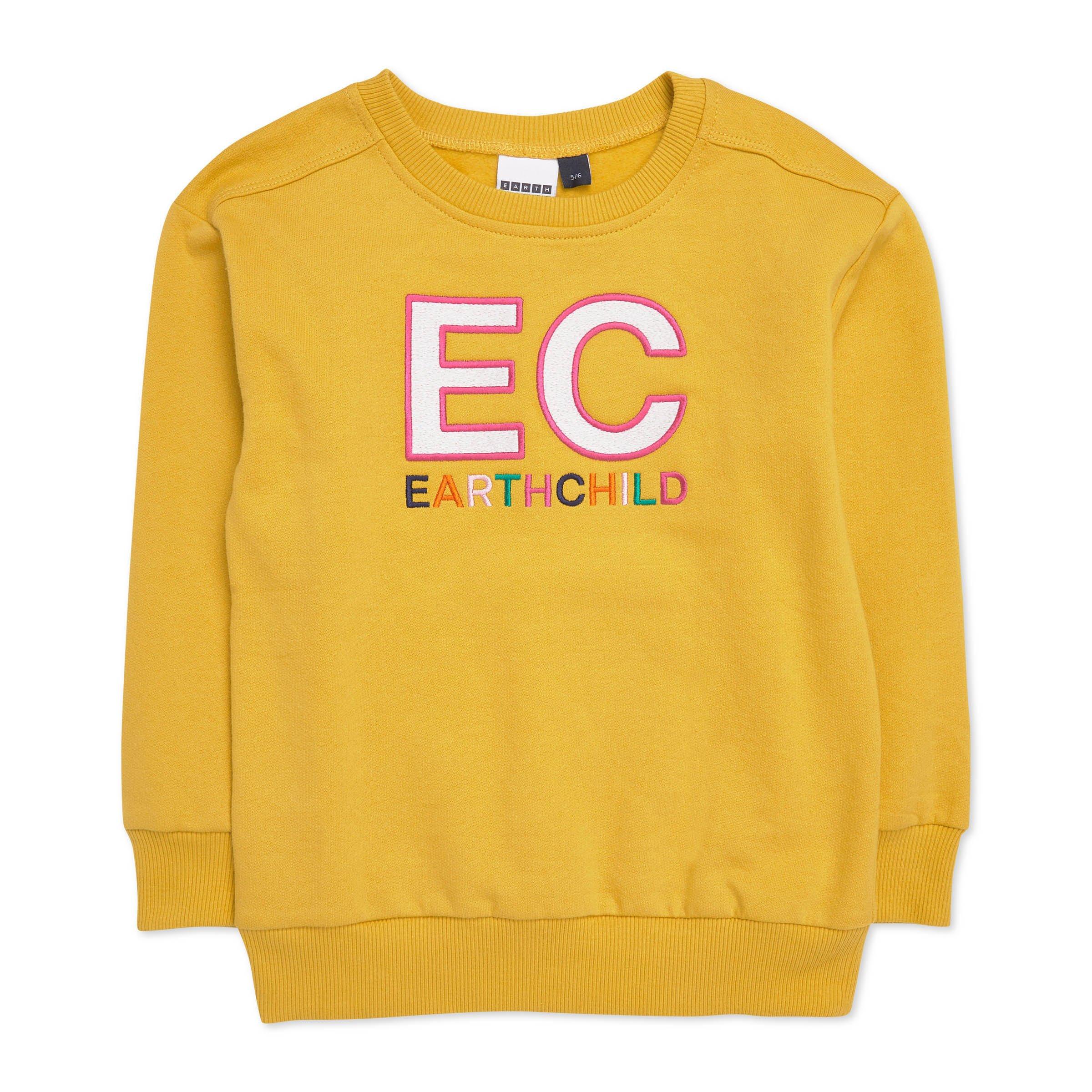 Kid Girls Mustard Sweat Top (3192359) | Earthchild