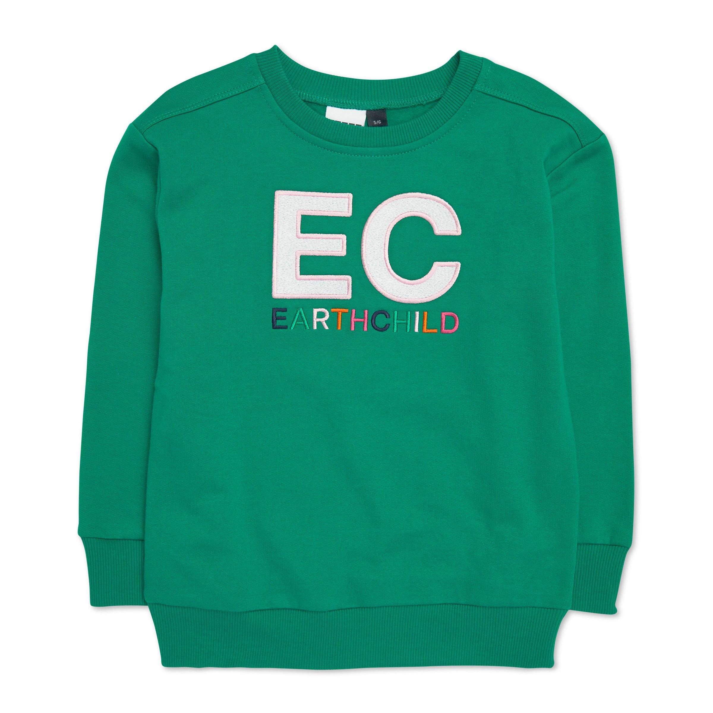 Kid Girls Green Sweat Top (3192360) | Earthchild