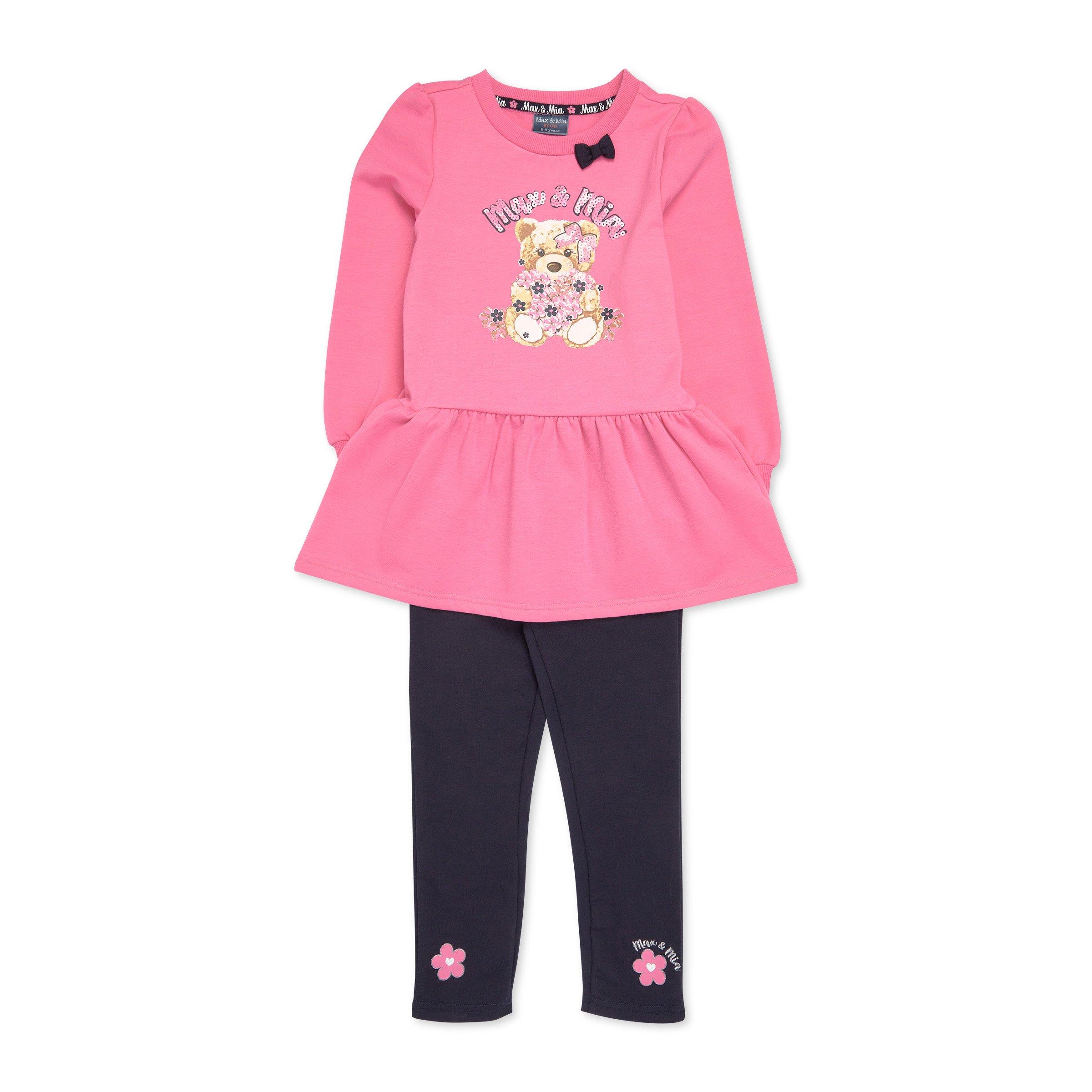Kid Girls Pink Dress Set (3192383) | Max & Mia