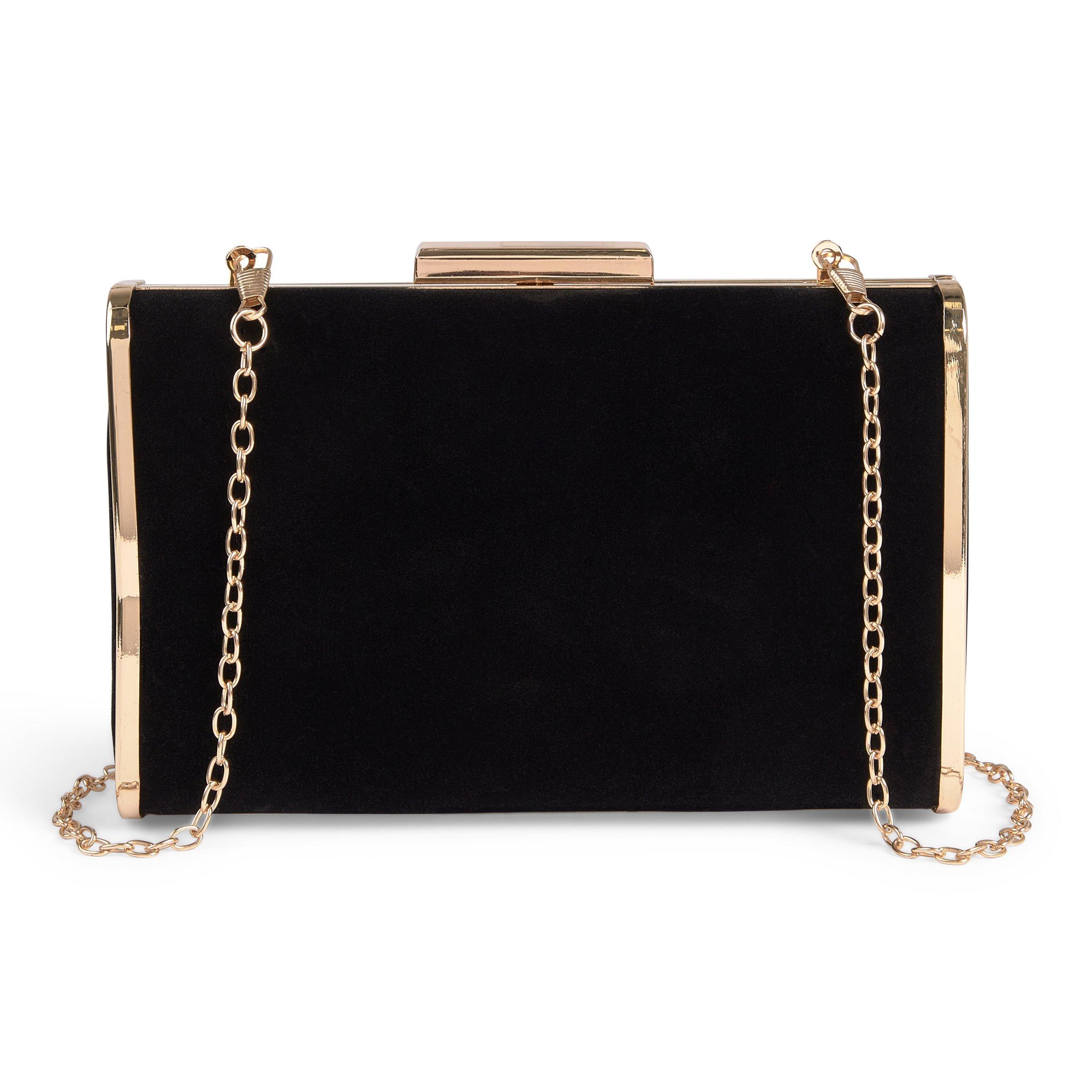 Black and Gold Clutch Bag (3192436) | Truworths