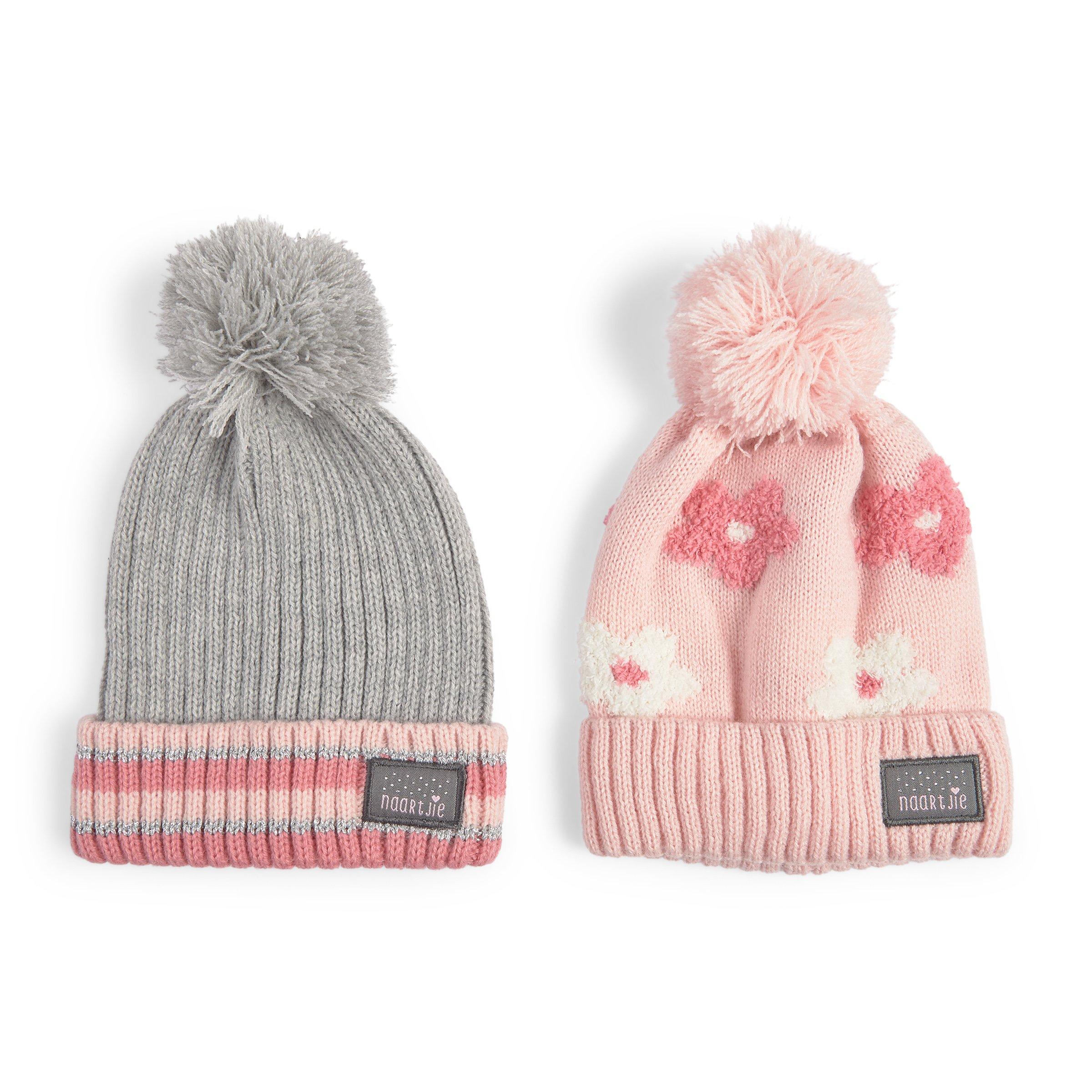 Baby Girls 2-pack Beanies (3192513) | Naartjie