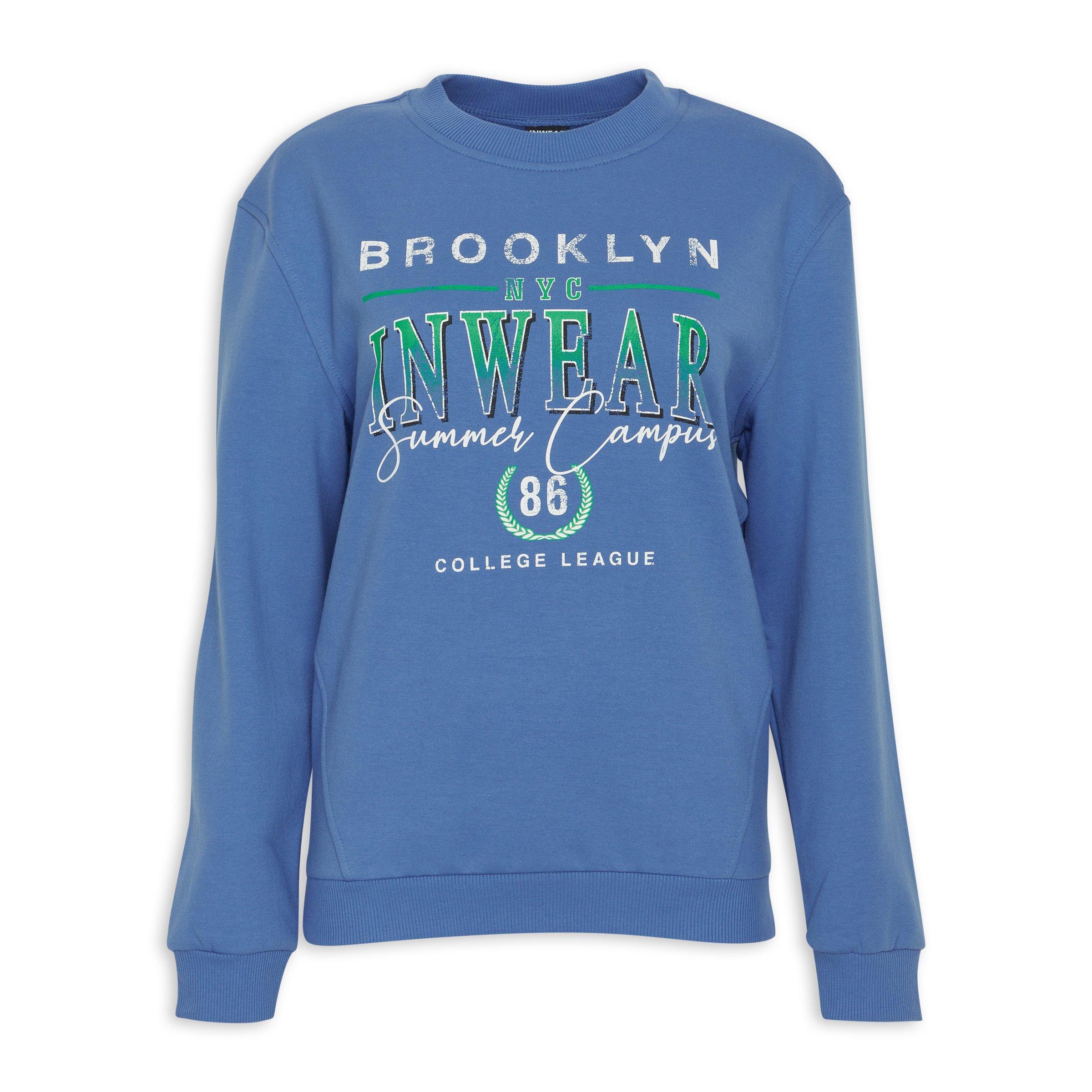 Blue Graphic Sweatshirt (3192664) | Inwear