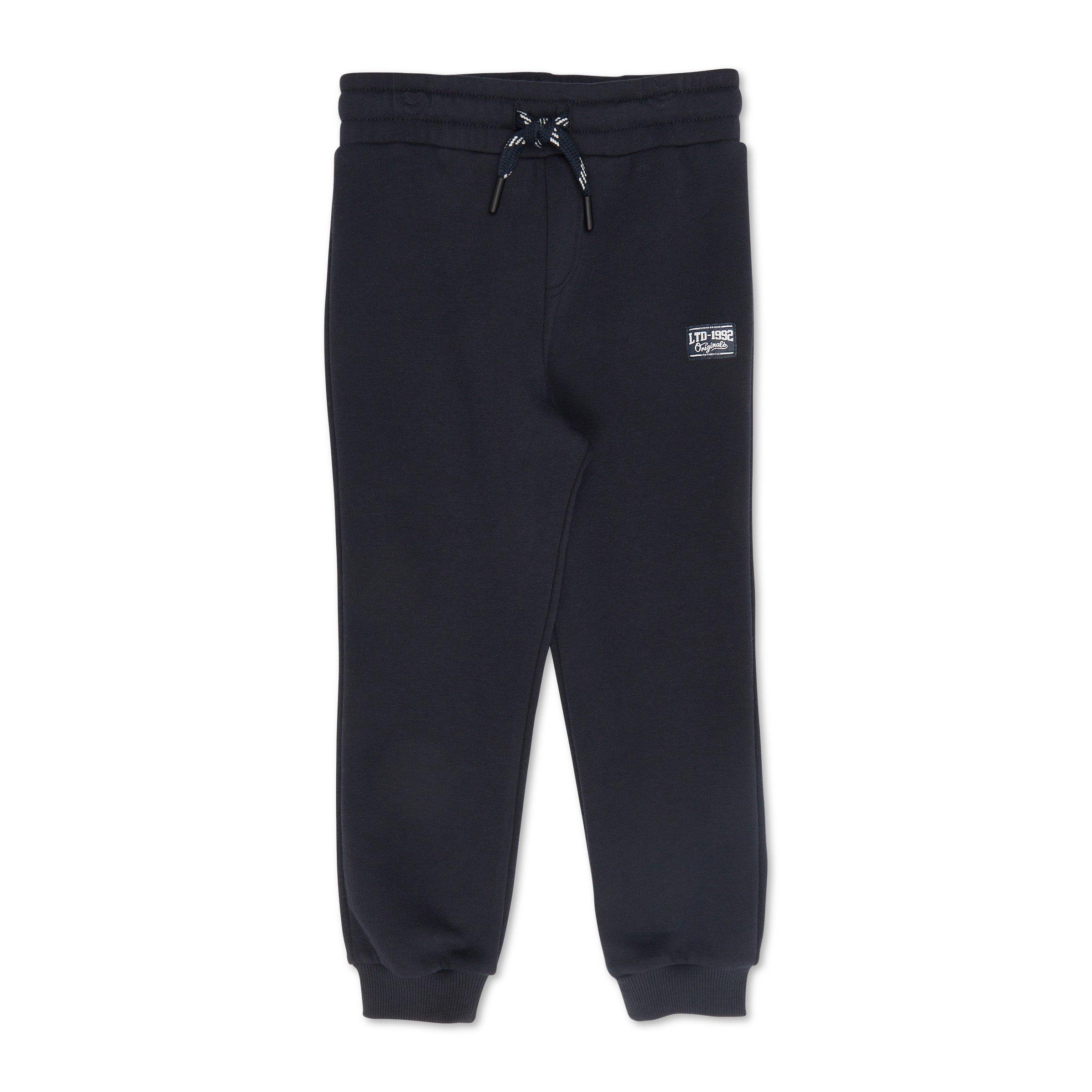 Kid Boys Navy Cuffed Jogger Pants (3192951) | LTD Kids