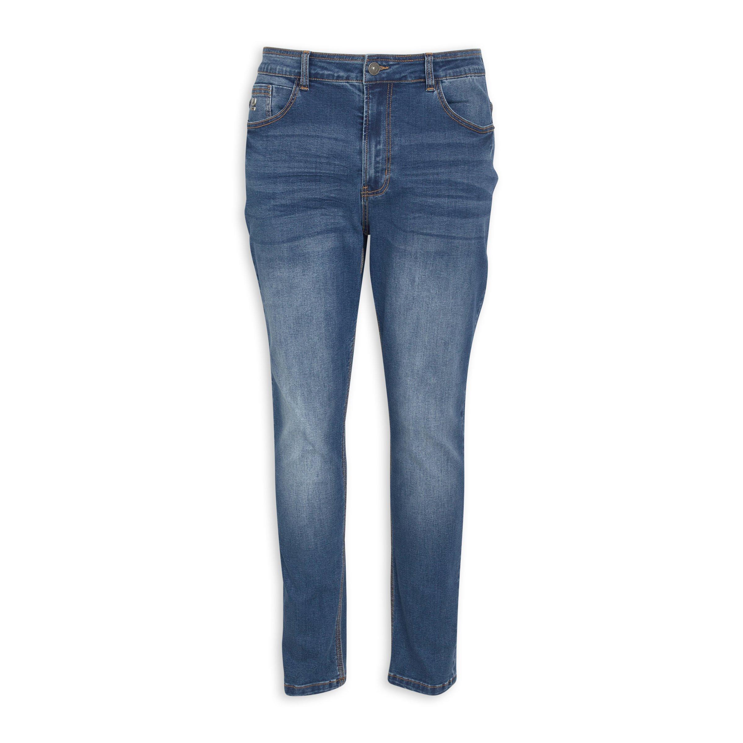 Indigo Slim Tapered Jeans (3192980) | UZZI