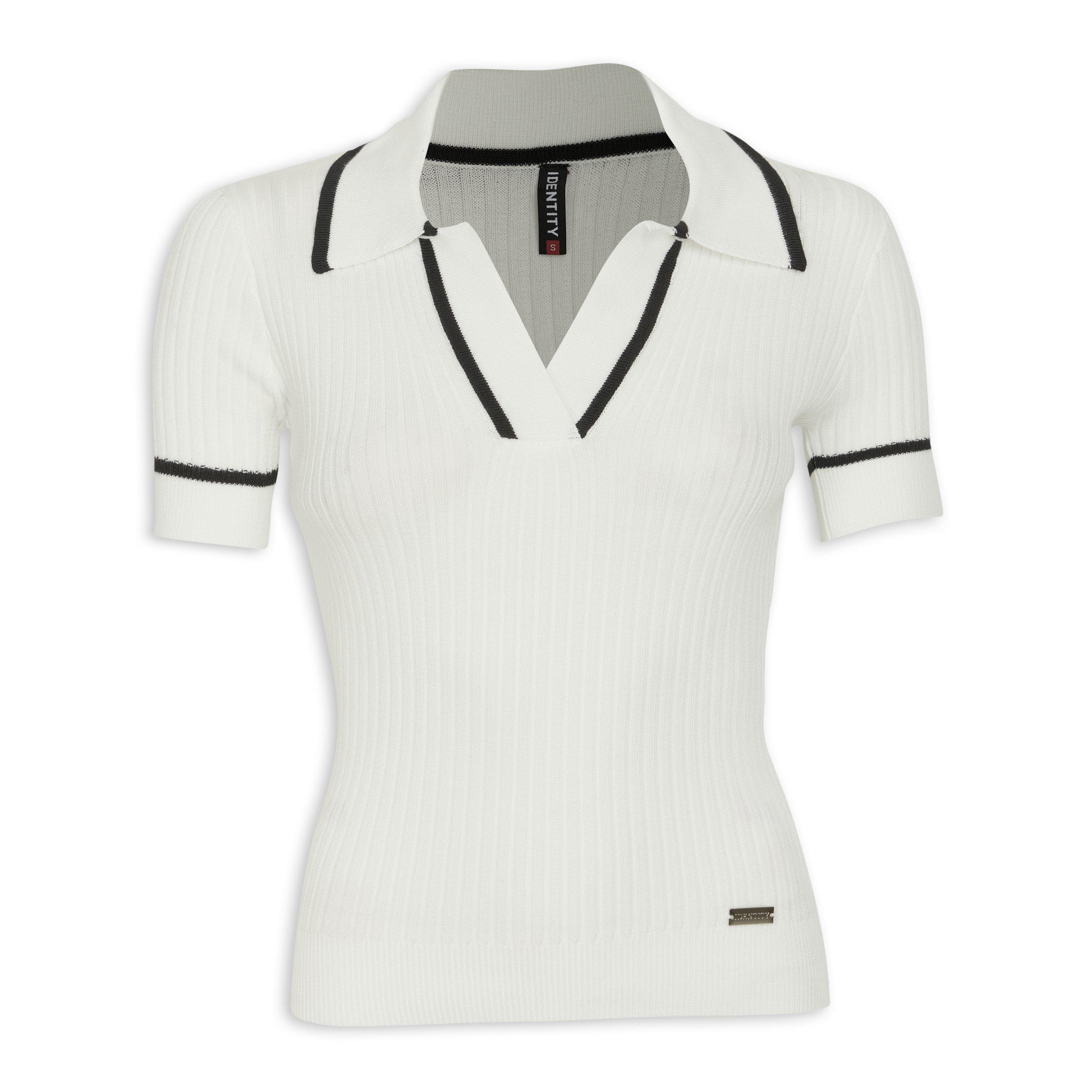 White Tipped Golf T-shirt (3193045) | Identity