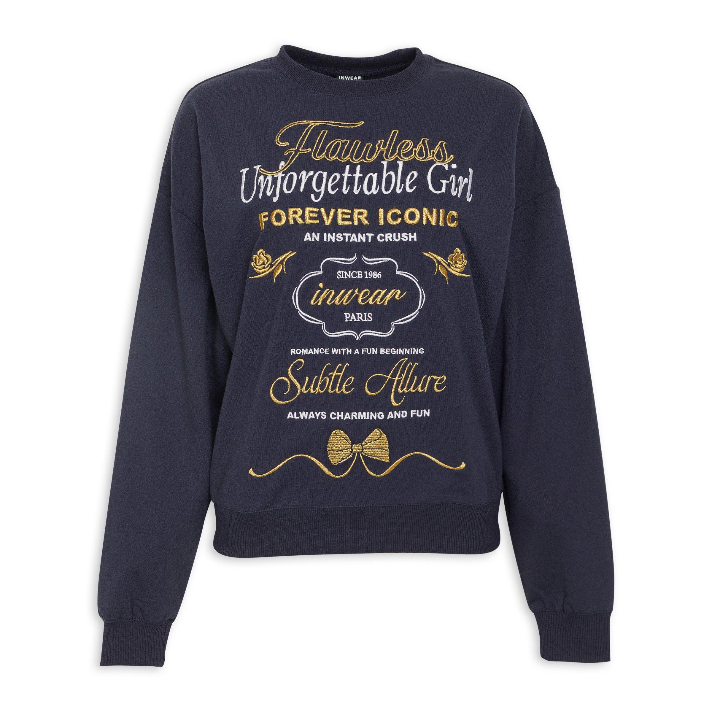 Navy Statement Sweatshirt (3193061) | Inwear