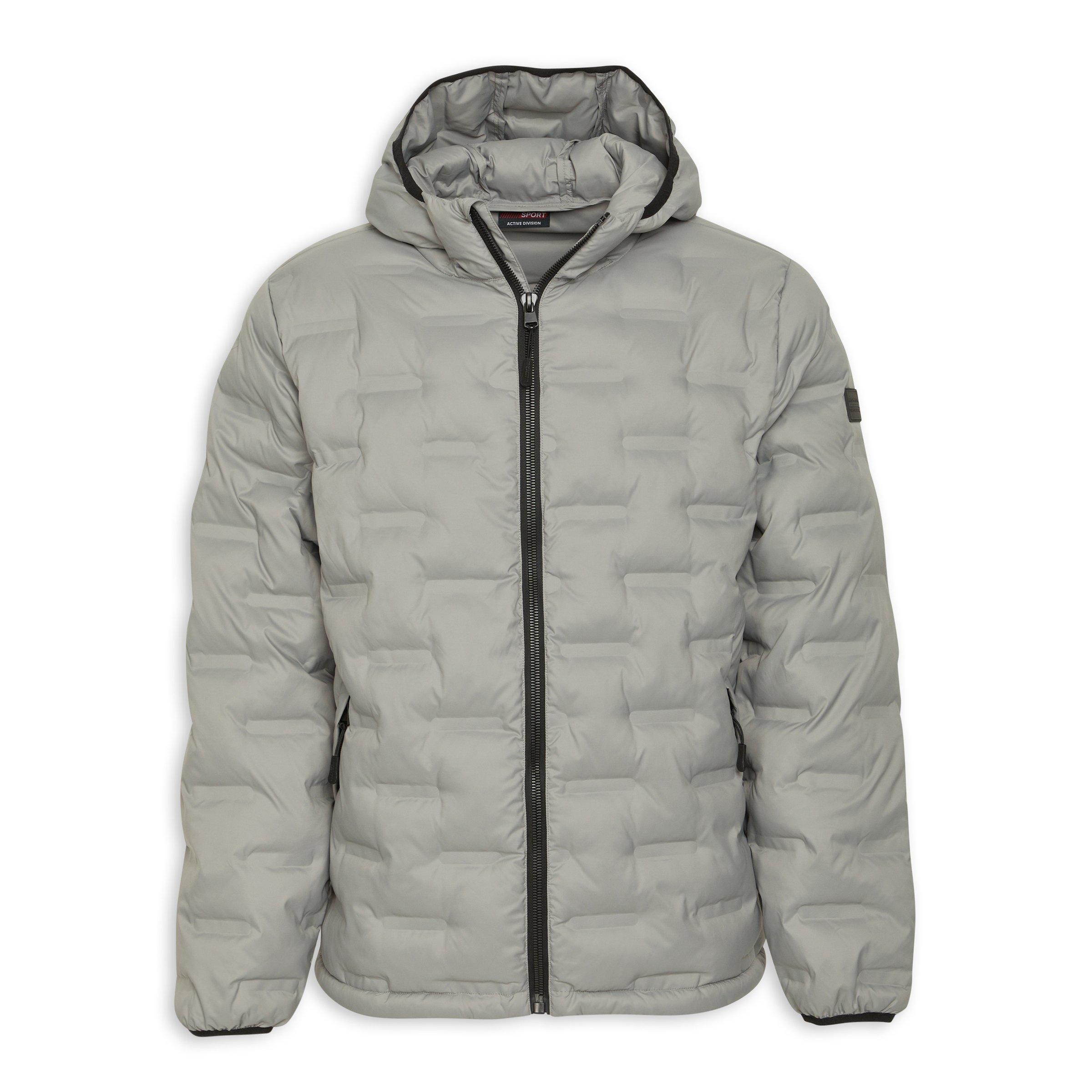 Grey Quilted Puffer Jacket (3193675) | Hemisphere Sport