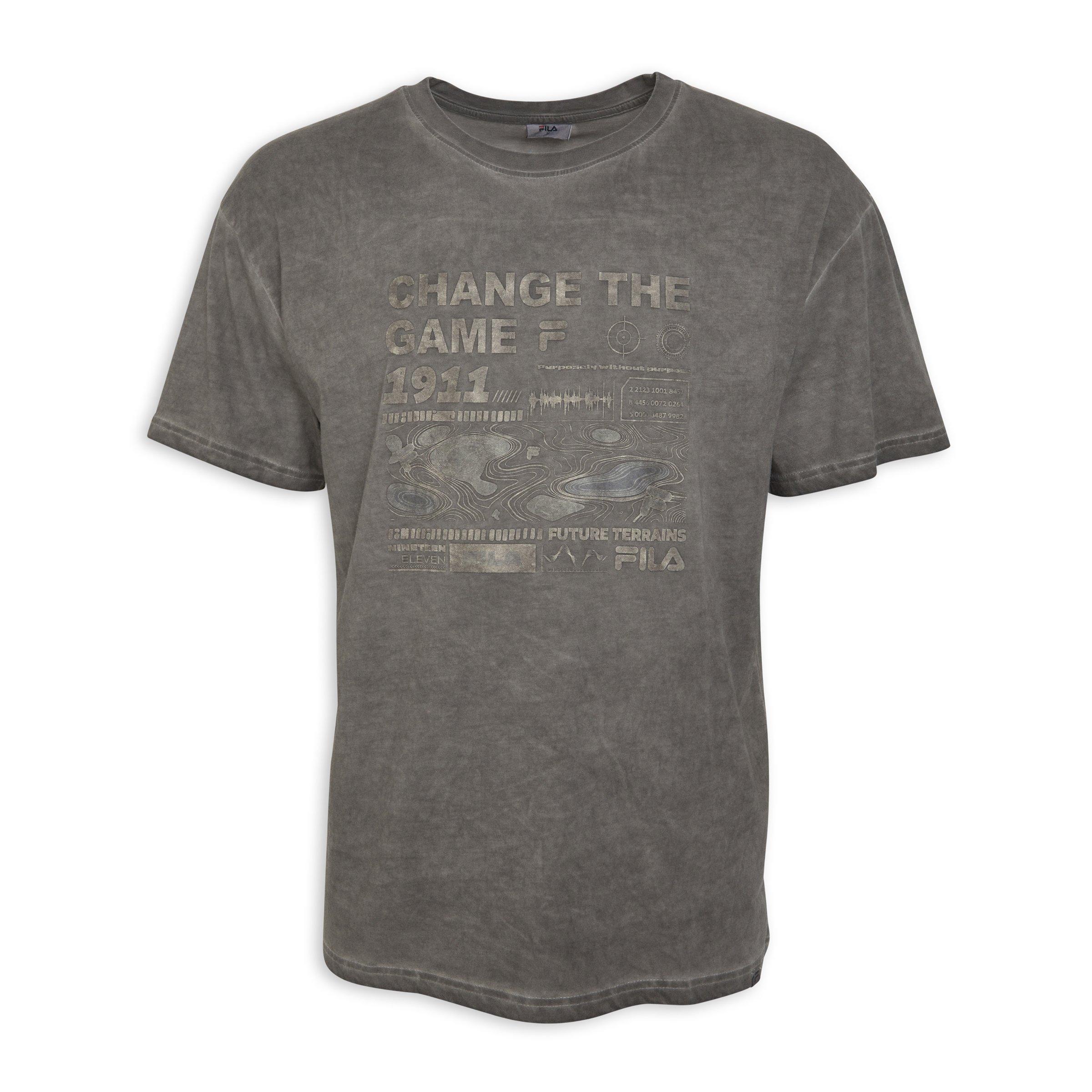 Grey Brnner Oversized Tee (3194055) | Fila