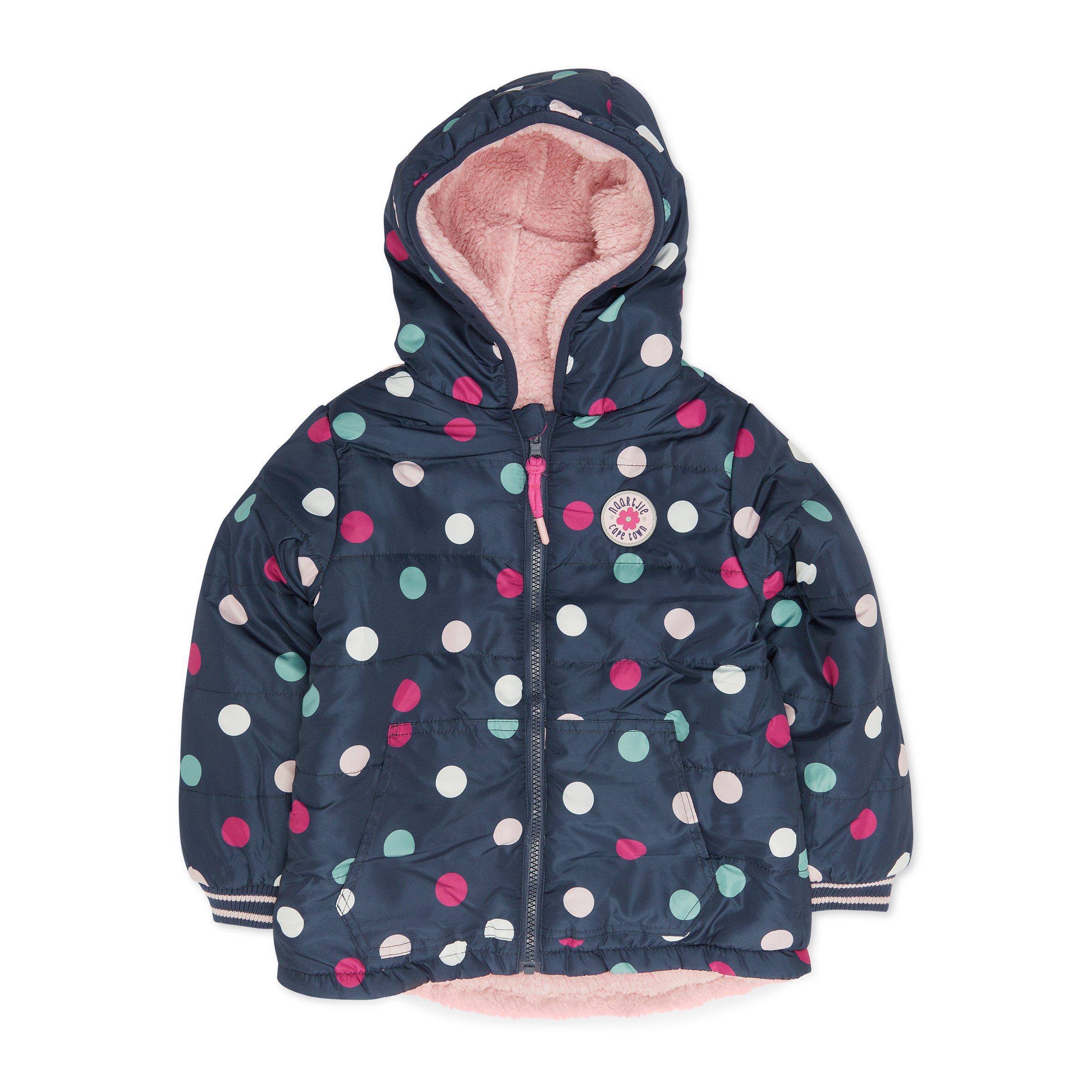 Kid Girls Navy Spot Reversible Jacket (3194064) | Naartjie