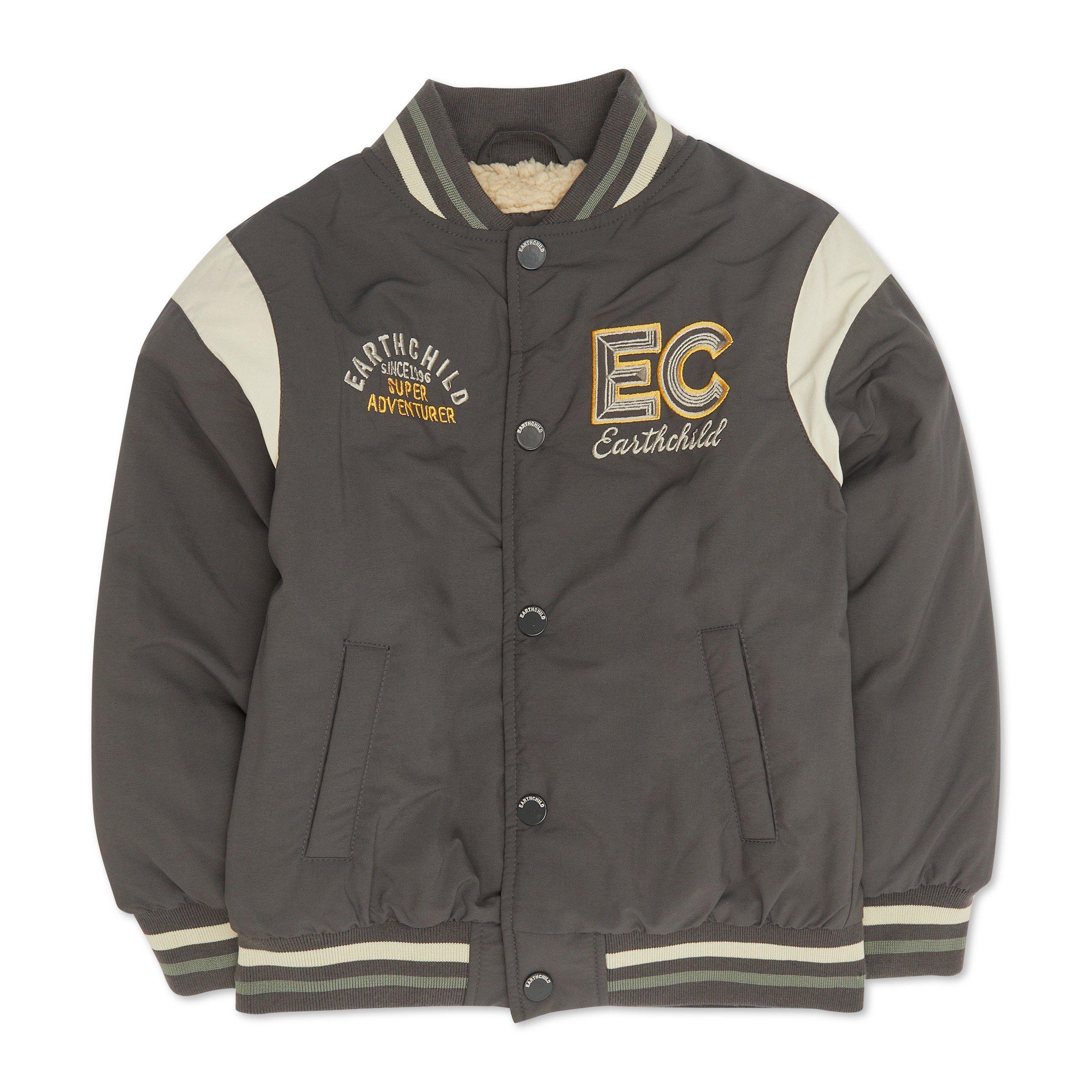 Kid Boys Grey Bomber Jacket (3194078) | Earthchild