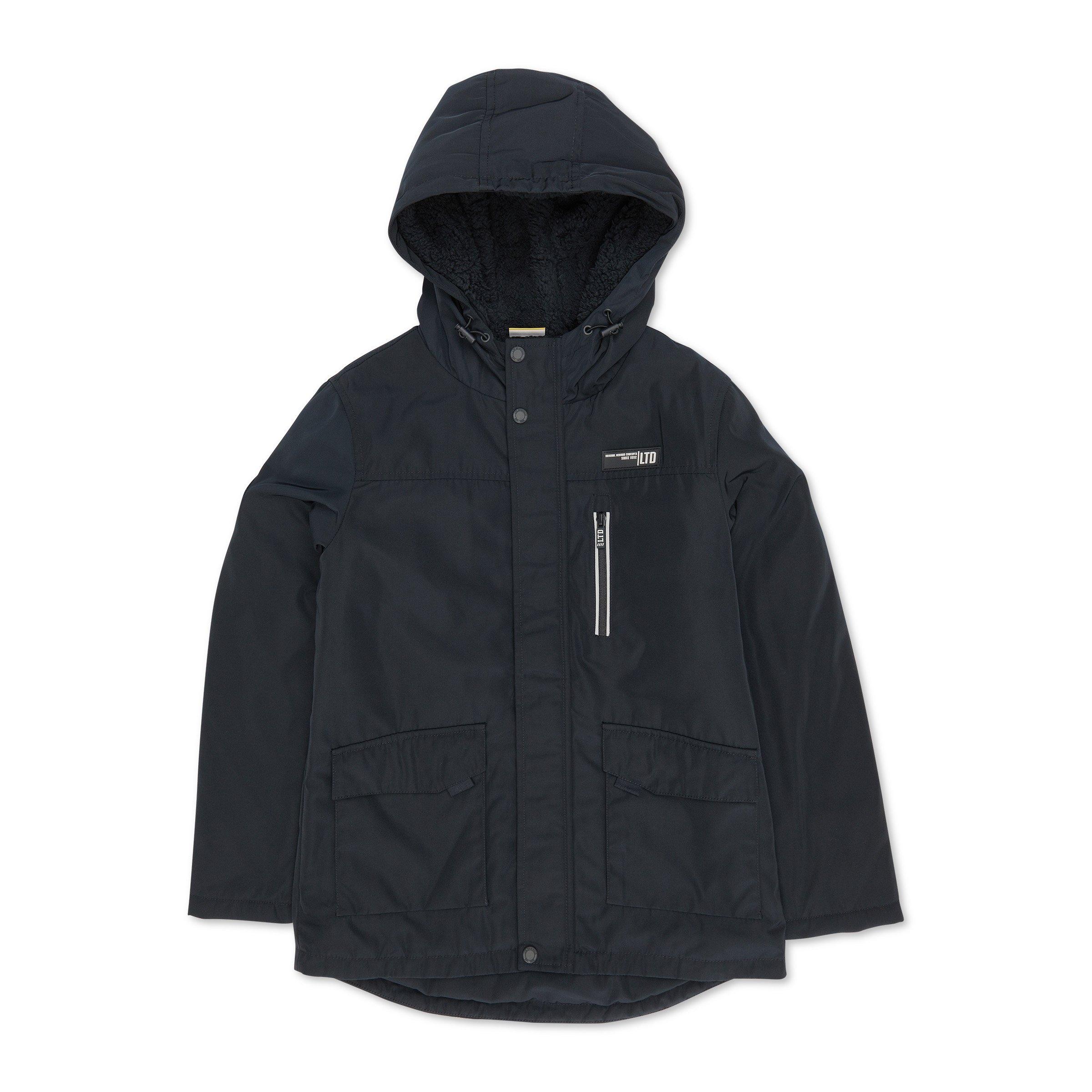 Boys Navy Hooded Parka Jacket (3194160) | LTD Kids