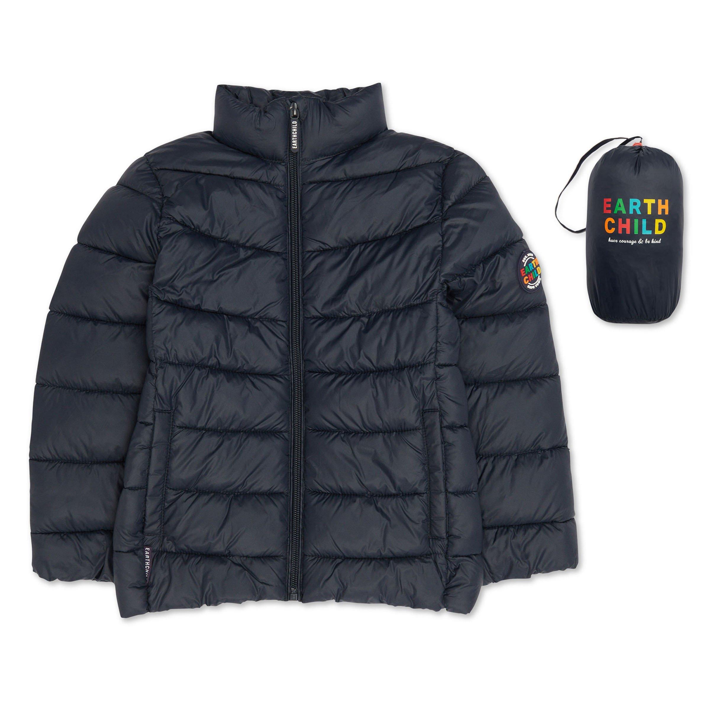 Kid Boys Navy Puffer Jacket (3194201) | Earthchild
