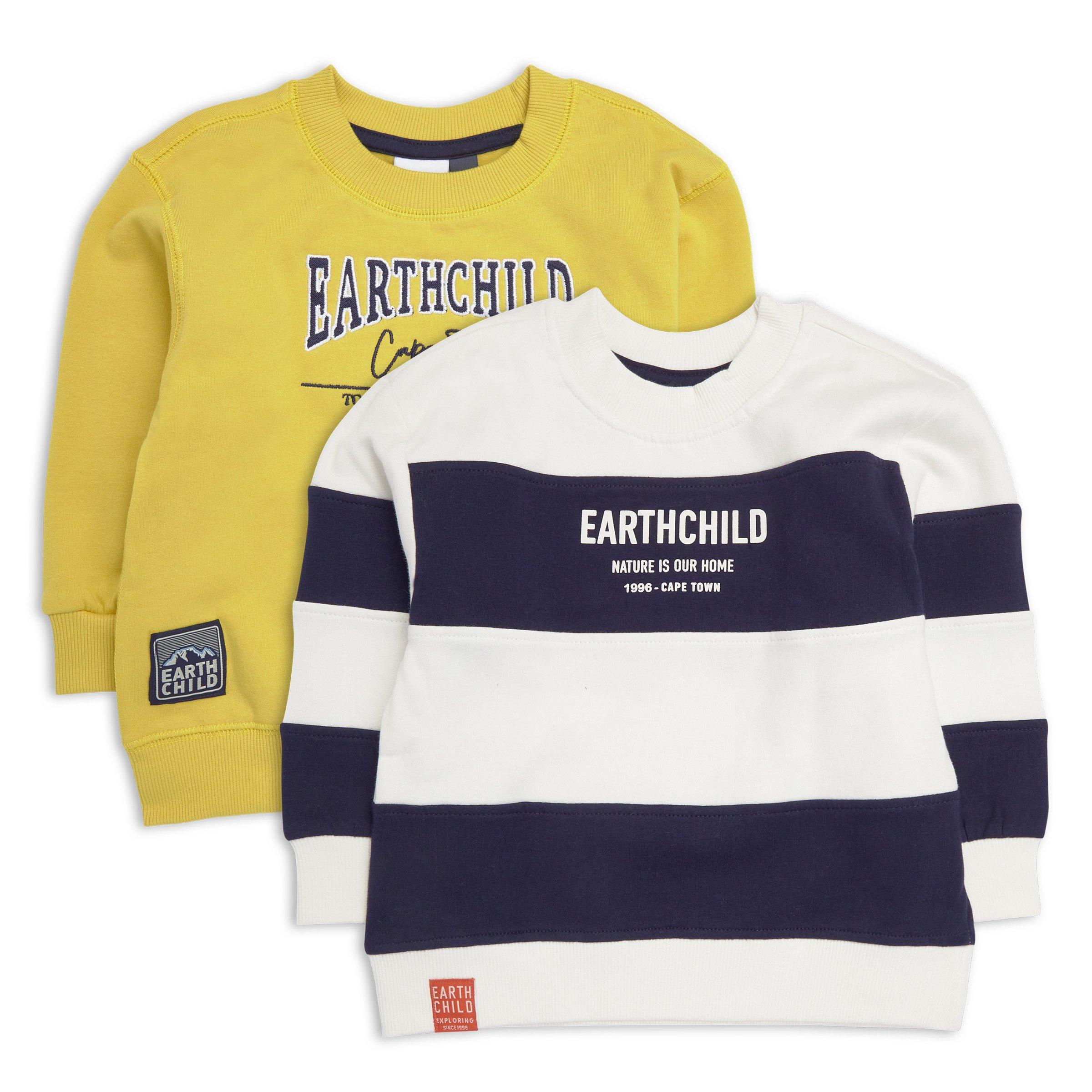 Baby Boys 2-pack Sweat Tops (3194304) | Earthchild