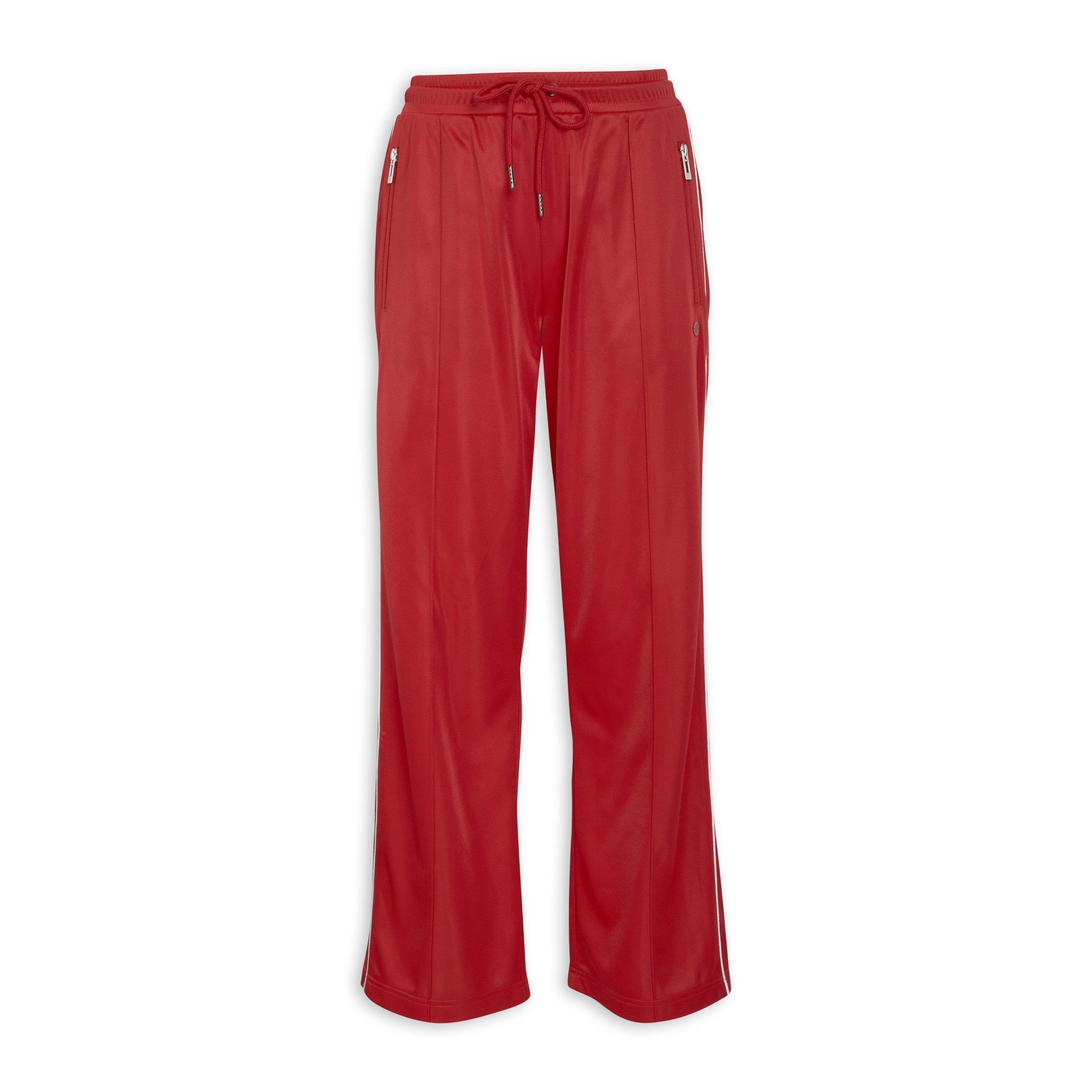 Red Wide Leg Pants with Drawstrings (3194375) | OUTBACK RED Sport