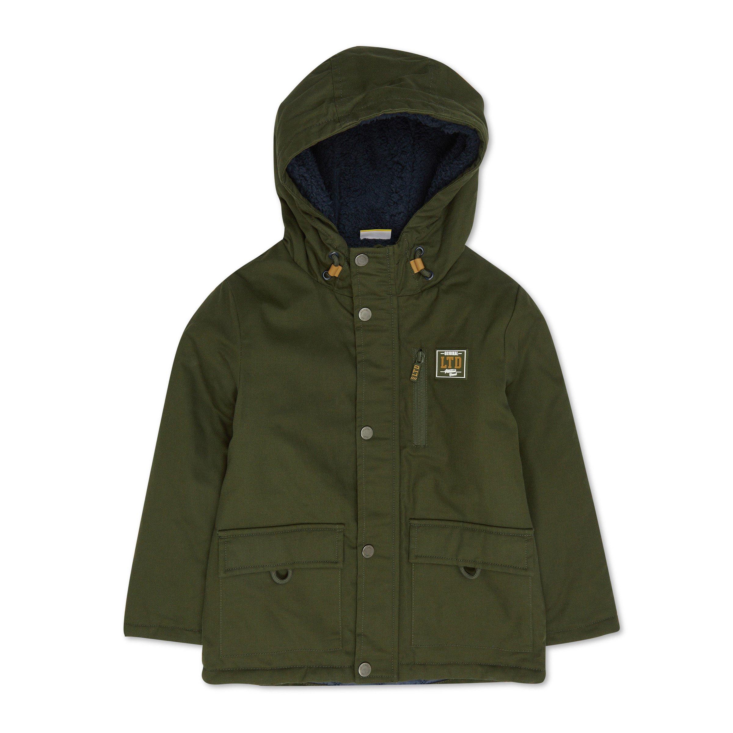 Kid Boys Green Parka Jacket (3194394) | LTD Kids