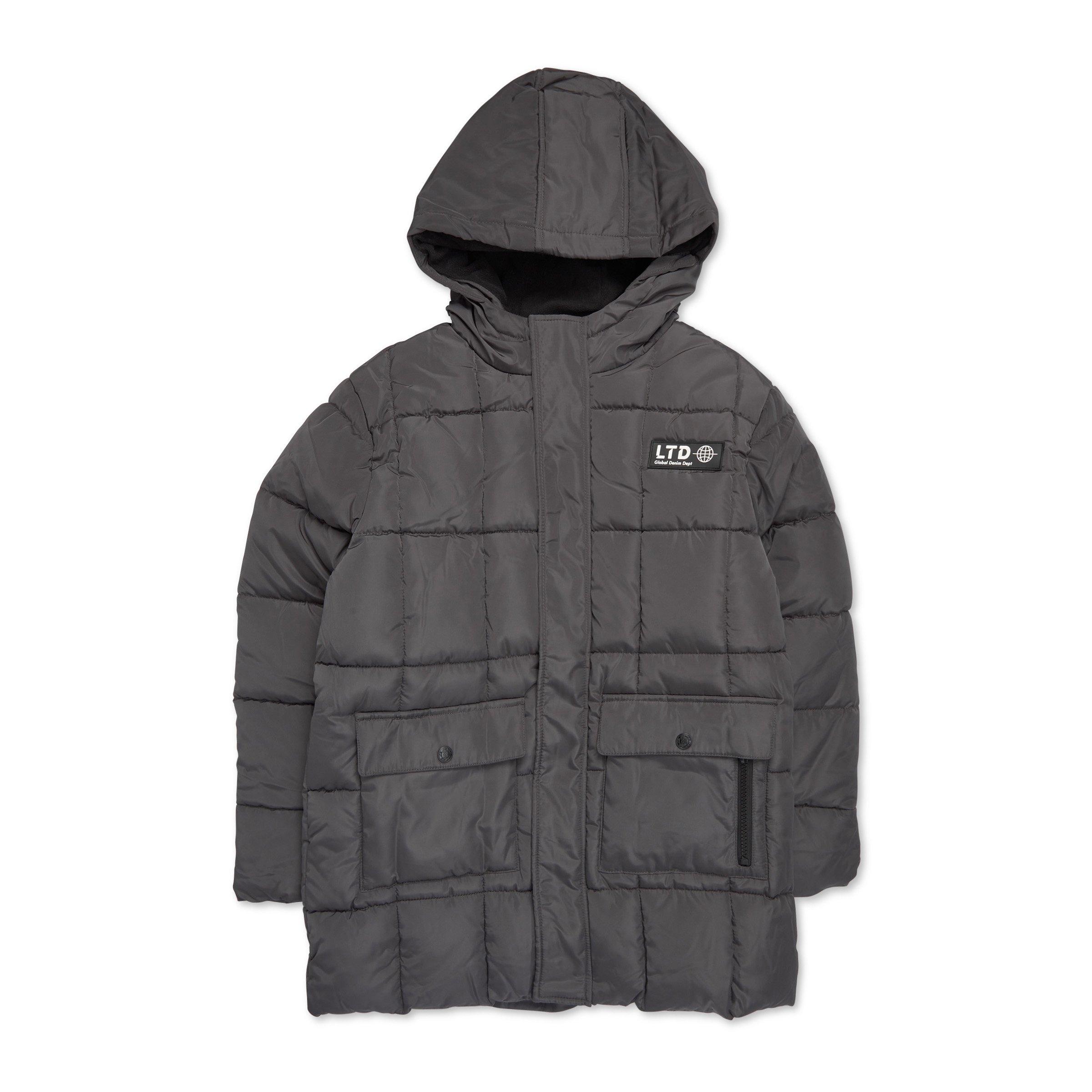 Boys Grey Puffer Jacket (3194483) | LTD Kids