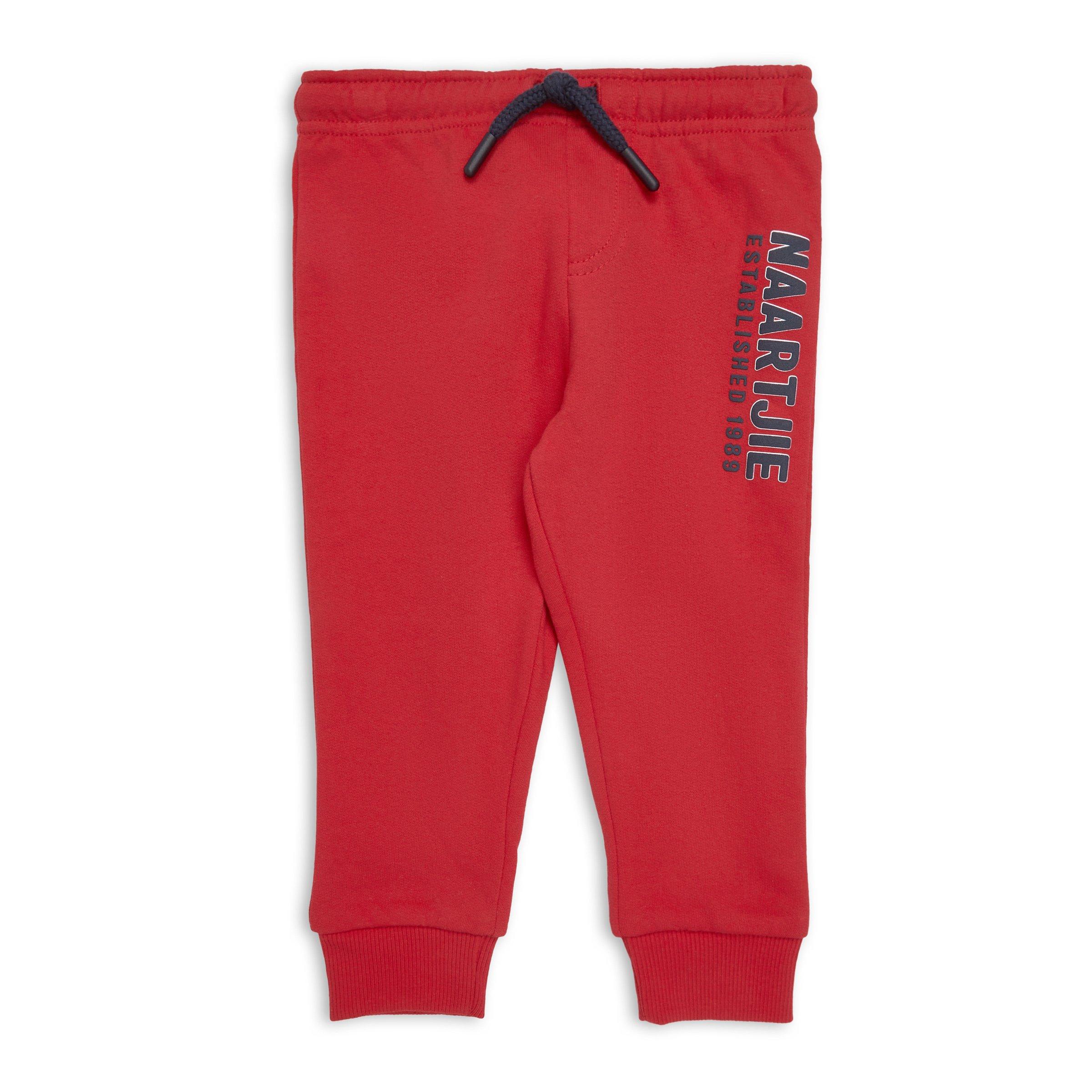 Baby Boys Red Jogger Pants (3194507) | Naartjie