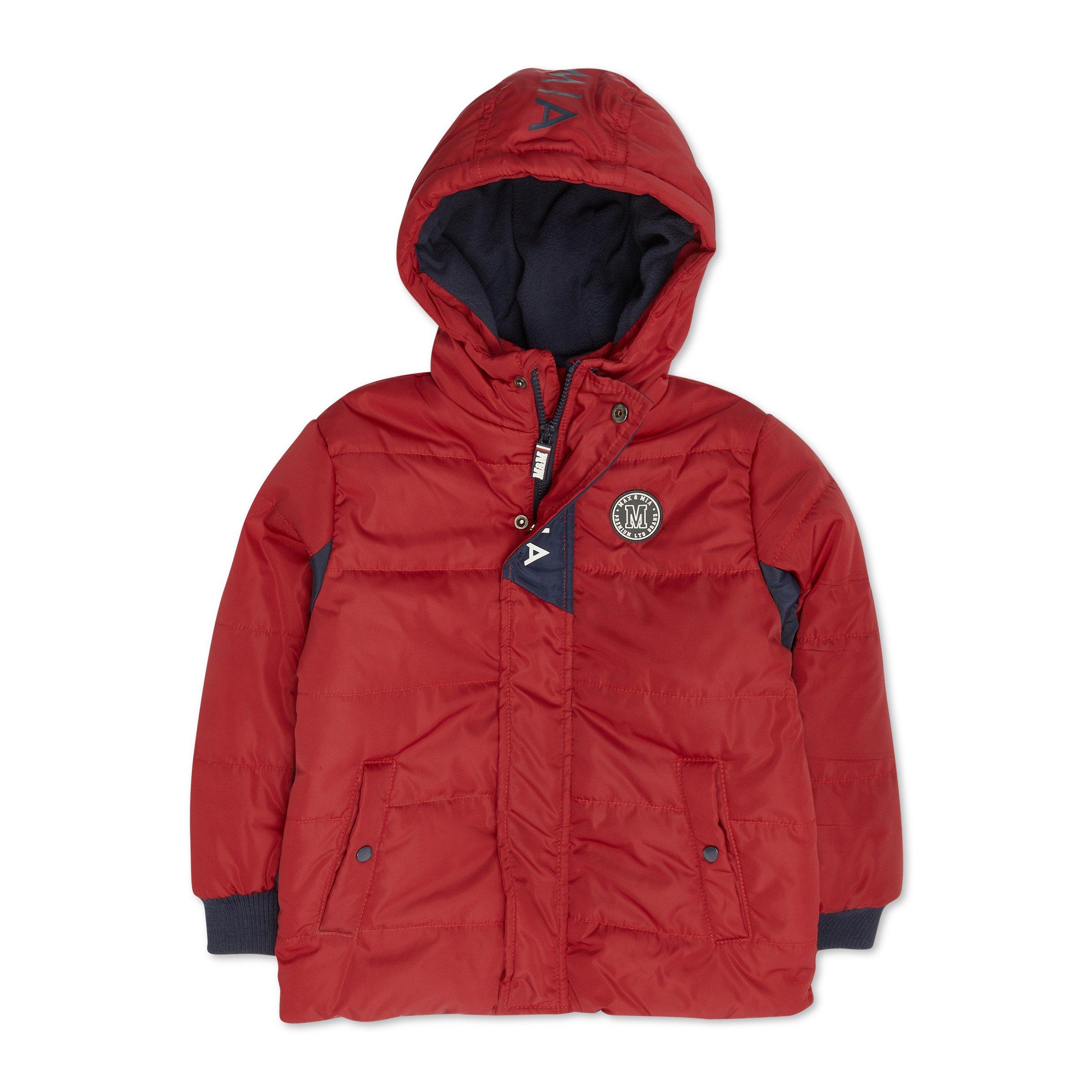 Kid Boys Red Bomber Jacket (3194749) | Max & Mia