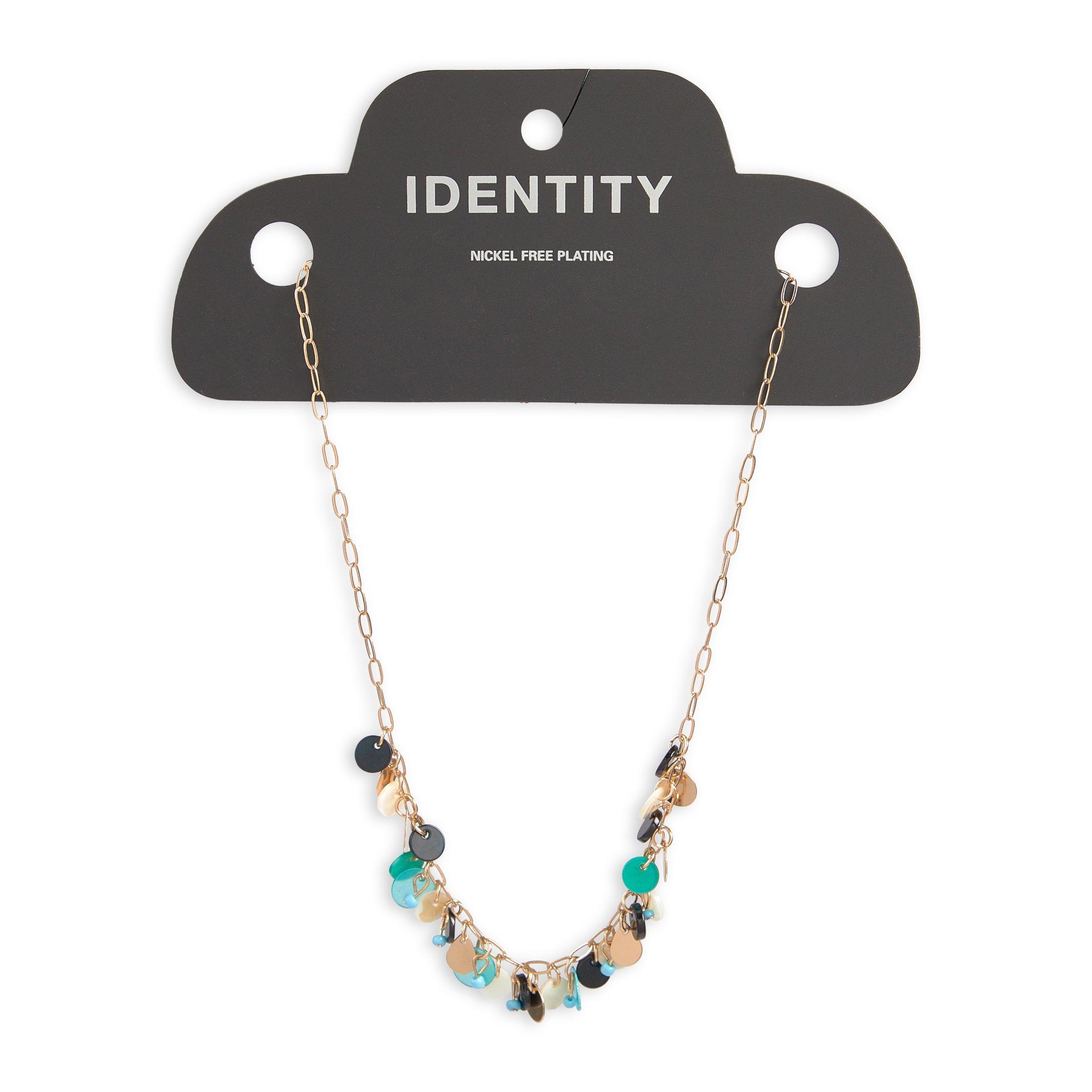 Gold Tone Necklace with Beads (3194783) | Identity