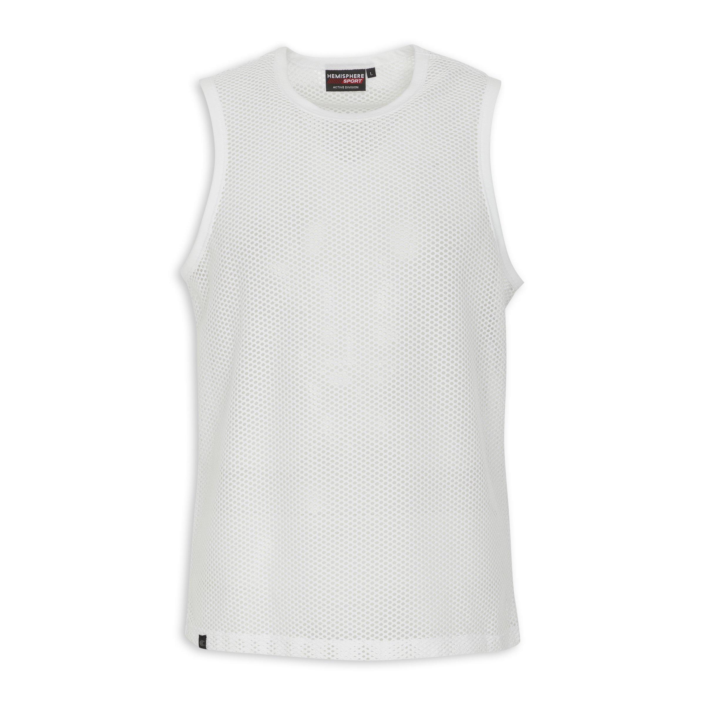 White Mesh Vest (3194789) | Hemisphere Sport