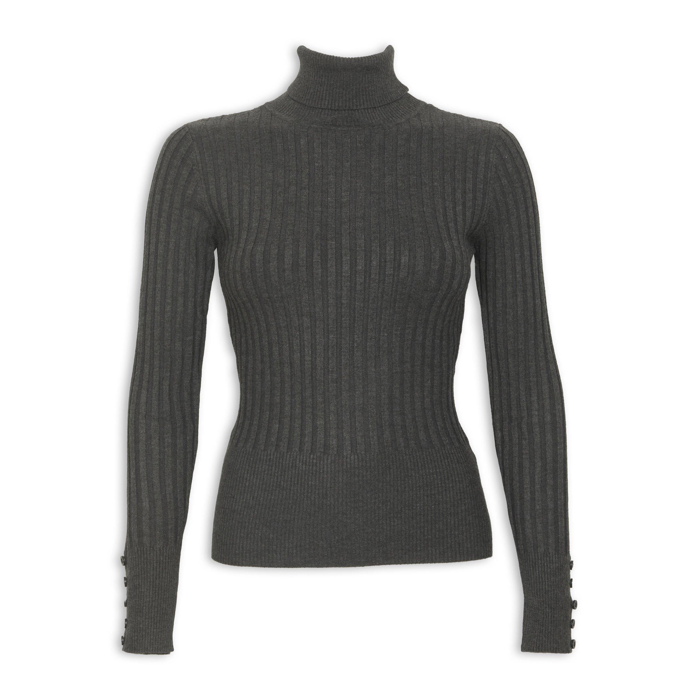 Grey Knit Top with Button Detail (3194890) | OUTBACK RED