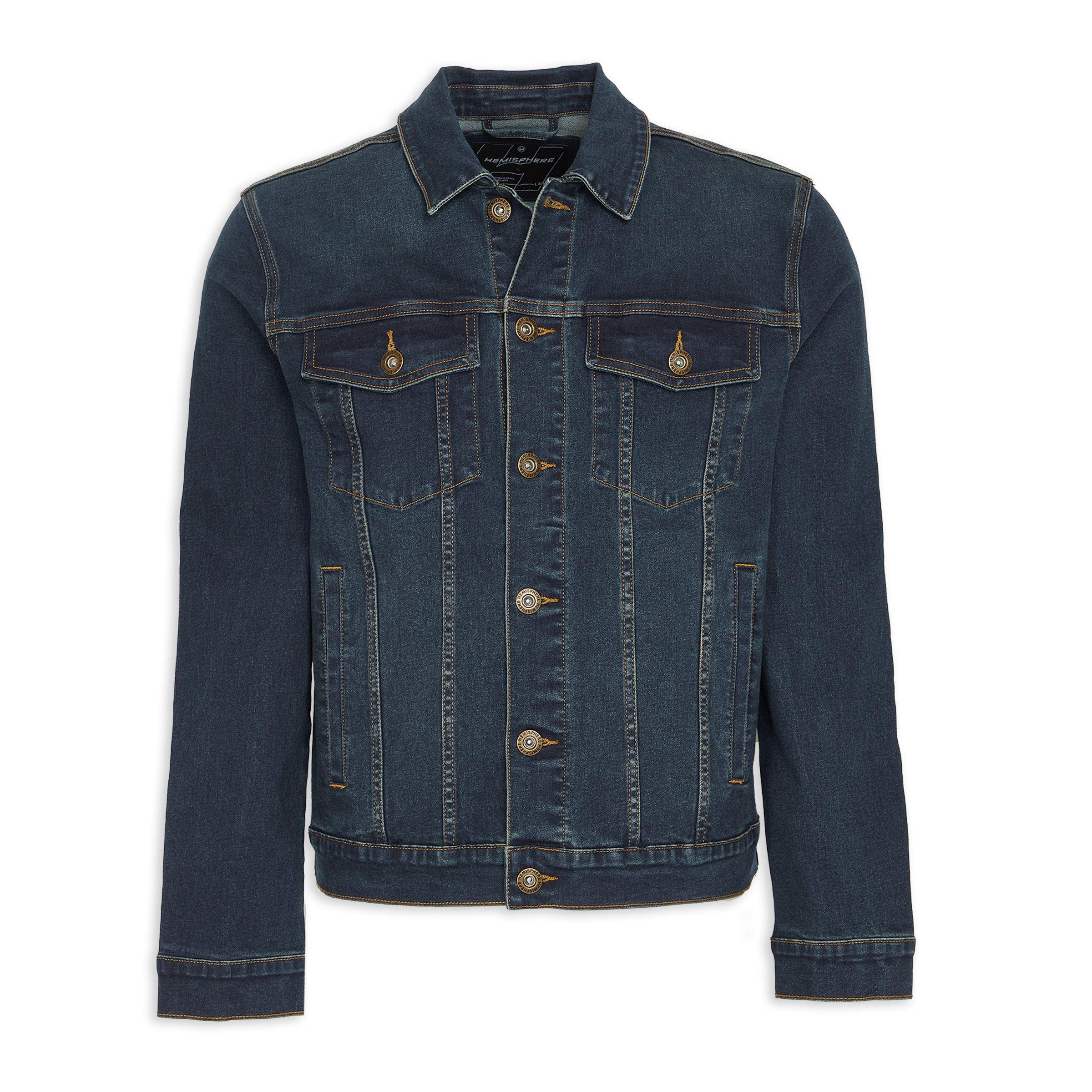 Indigo Denim Trucker Jacket (3194953) | Hemisphere