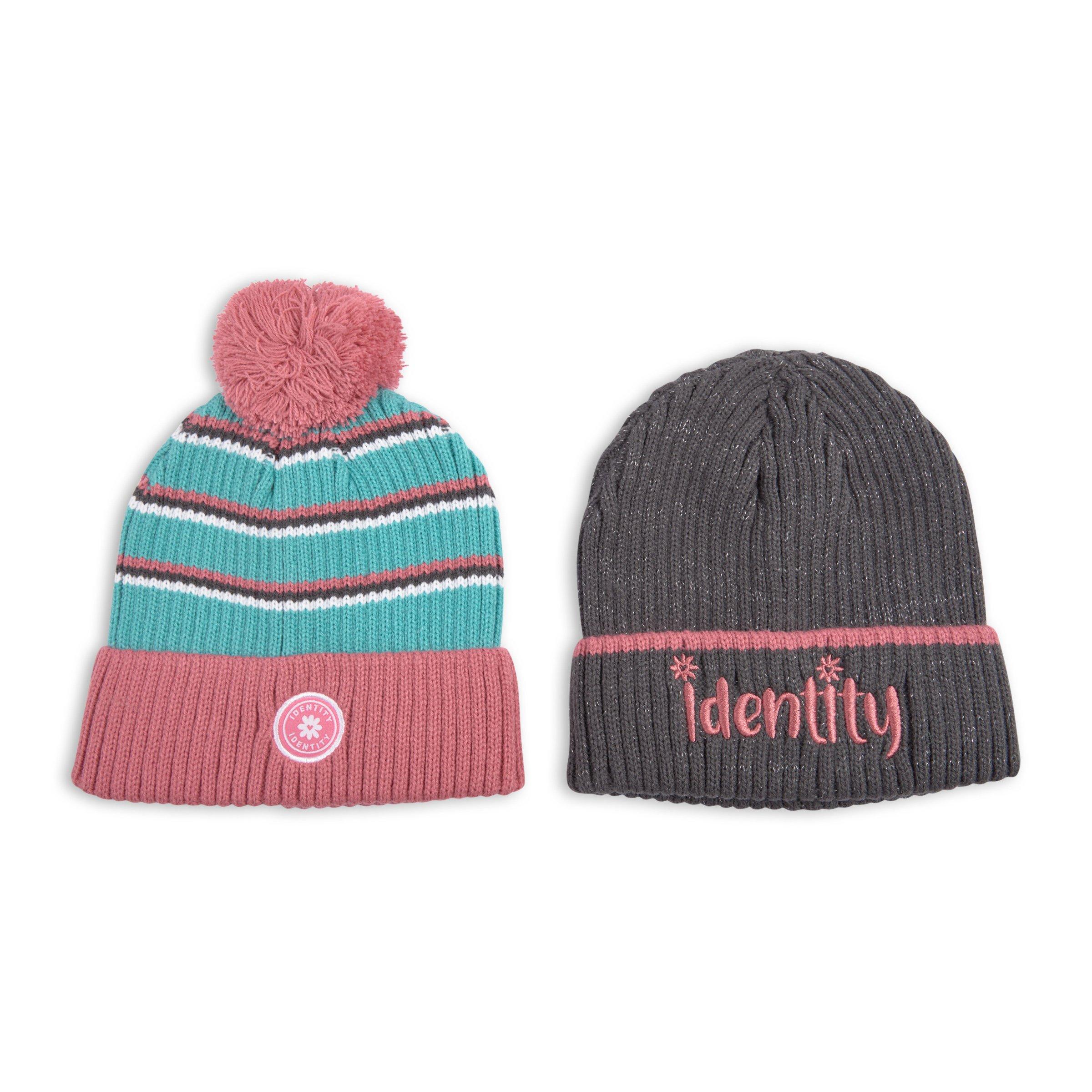 Kid Girls 2-pack Beanies (3194967) | Identity