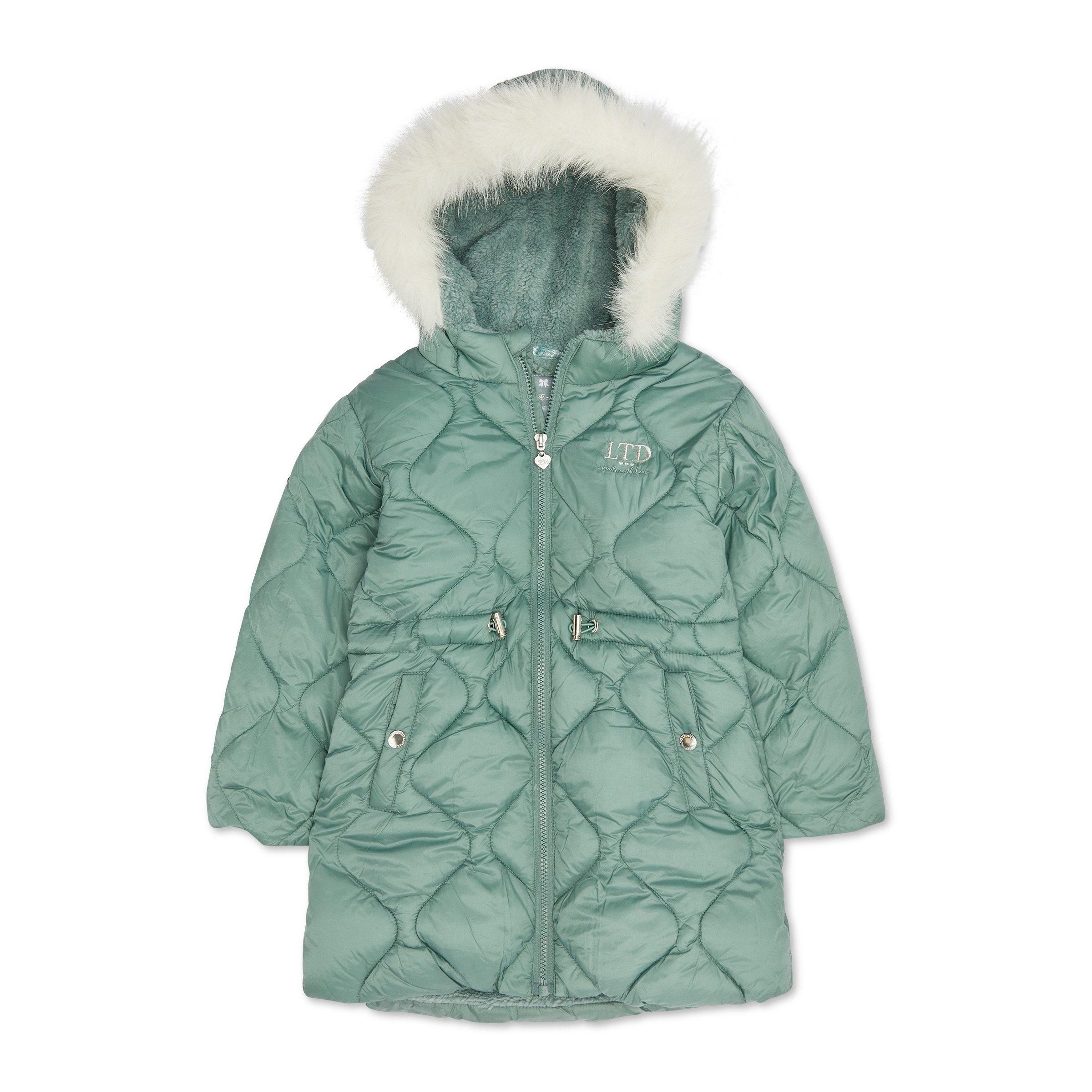 Kid Girls Green Puffer Jacket (3194973) | LTD Kids