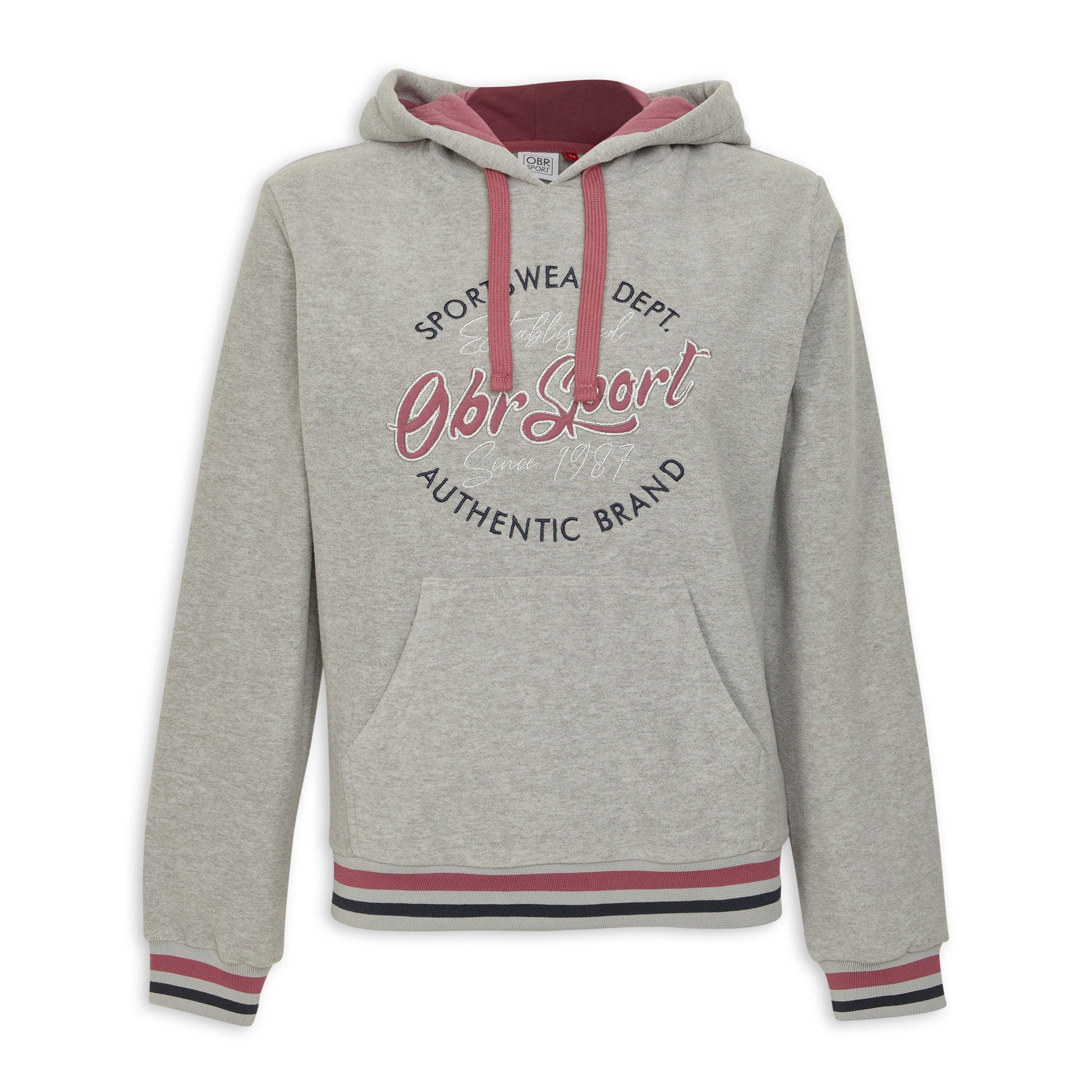Grey Embroidered Hoodie (3194977) | OUTBACK RED Sport