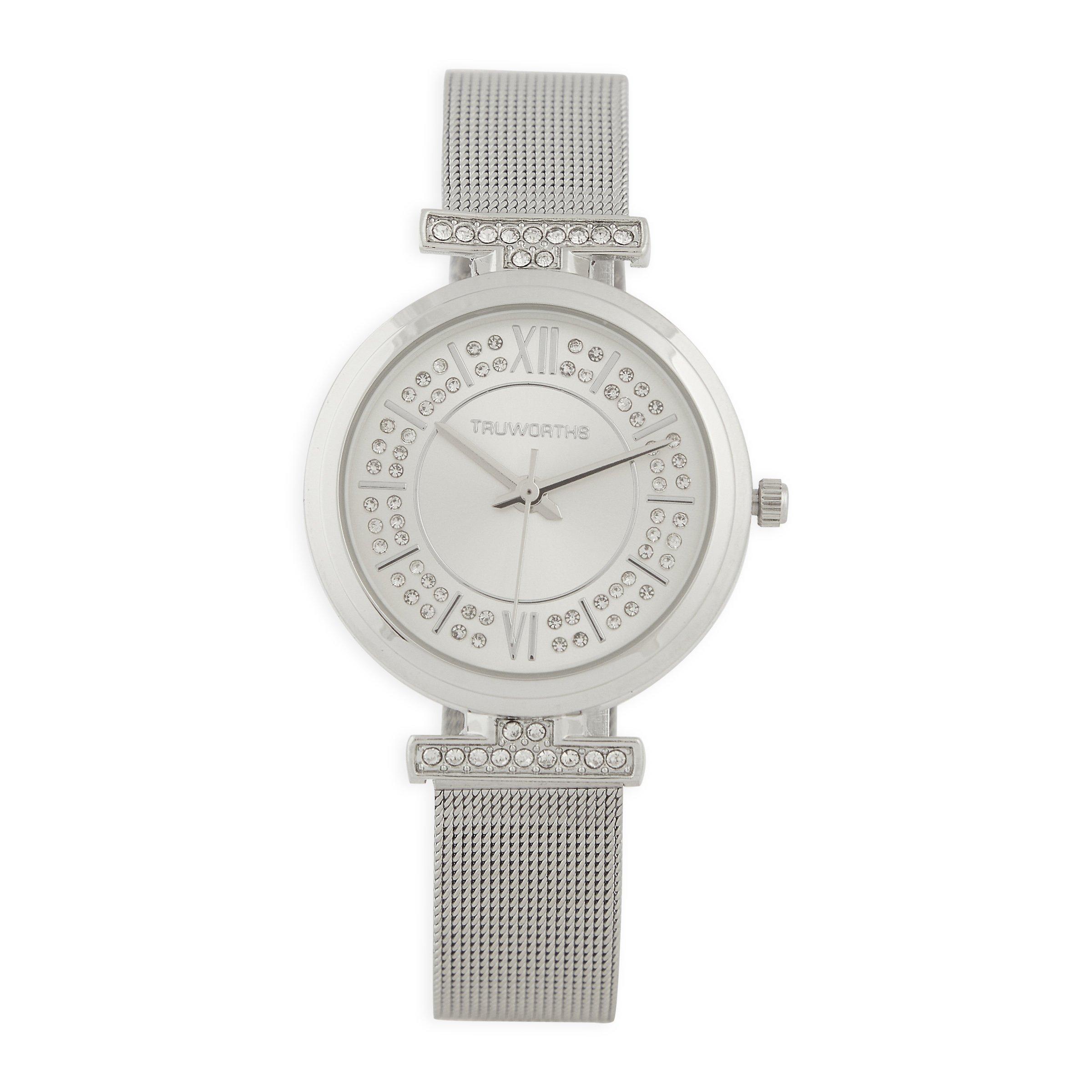 Silver Stone Mesh Strap (3195203) | Truworths