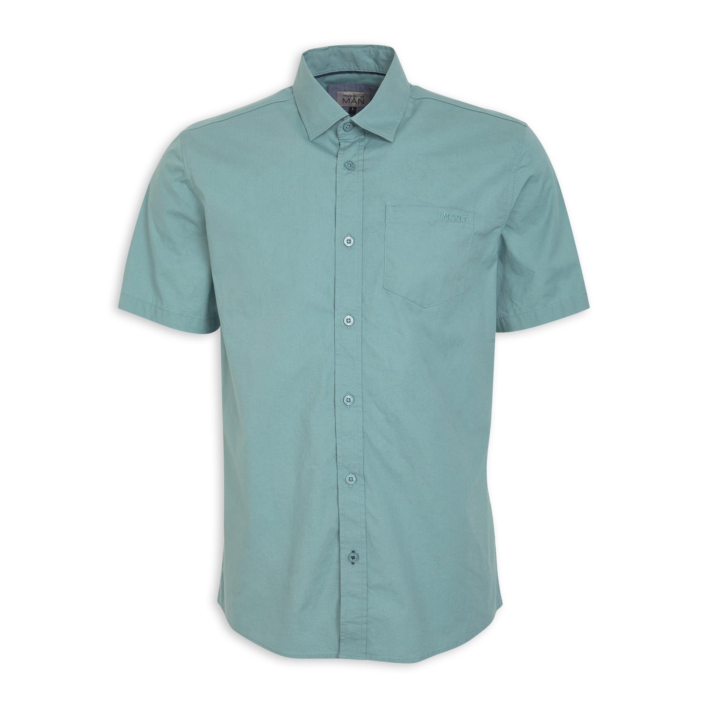 Sage Green Shirt (3195408) | Truworths Man