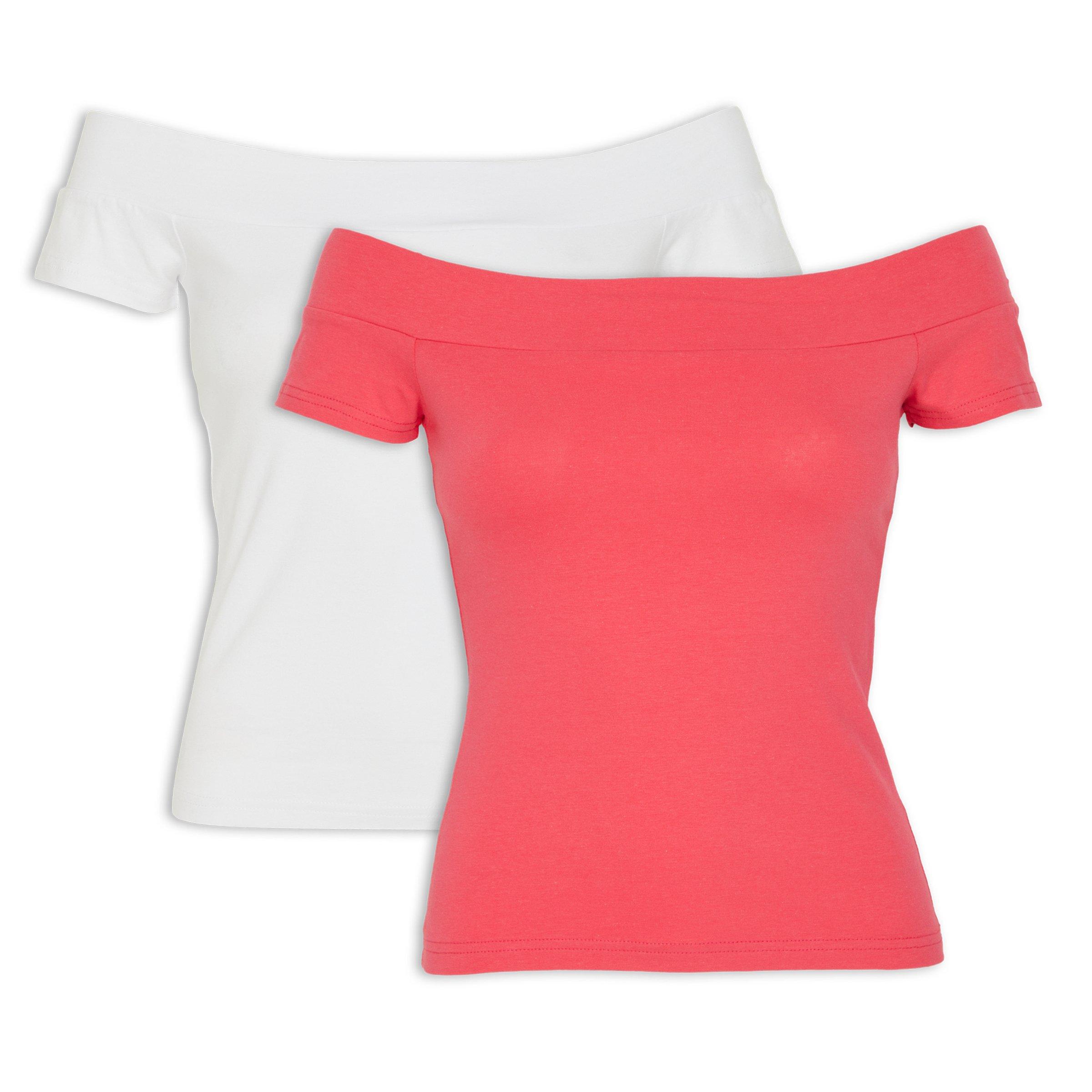 2-pack Off-the-shoulder Tops (3195446) | Identity