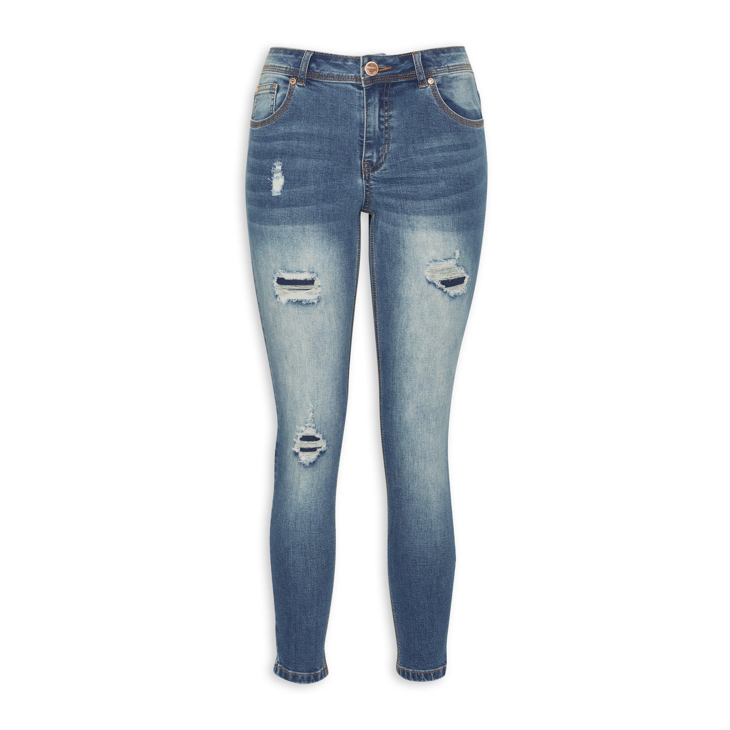 Blue Pipped Skinny Jeans (3195481) | Identity