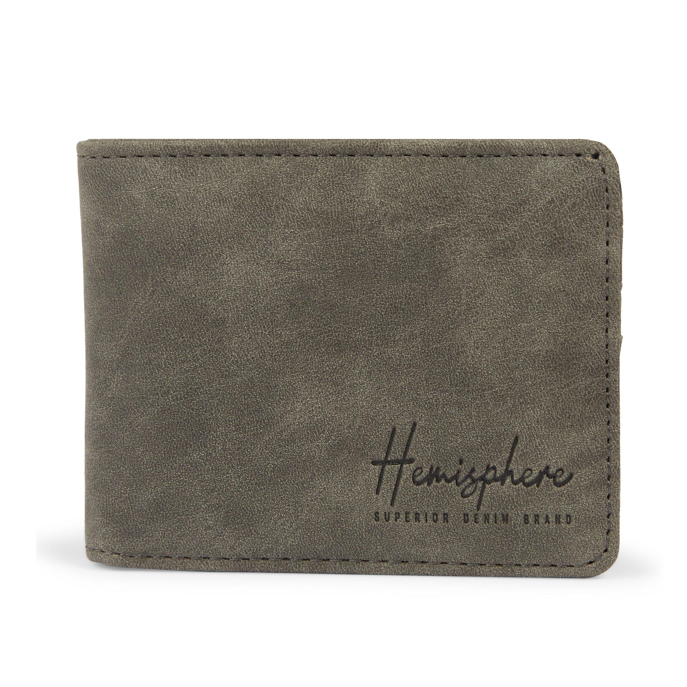 Grey Foldover Wallet (3195565) | Hemisphere