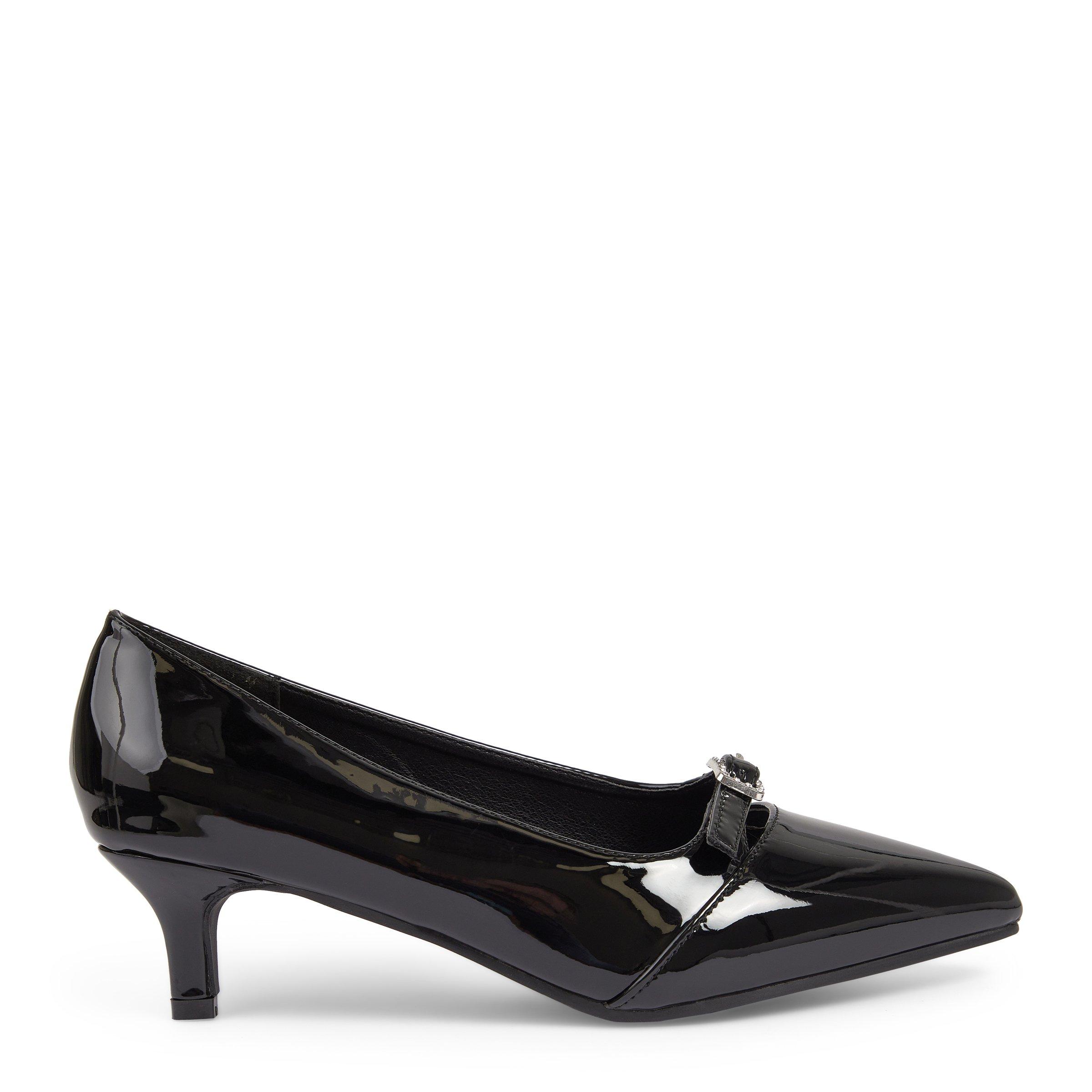 Black Court Heels with Buckle (3195575) | Daniel Hechter