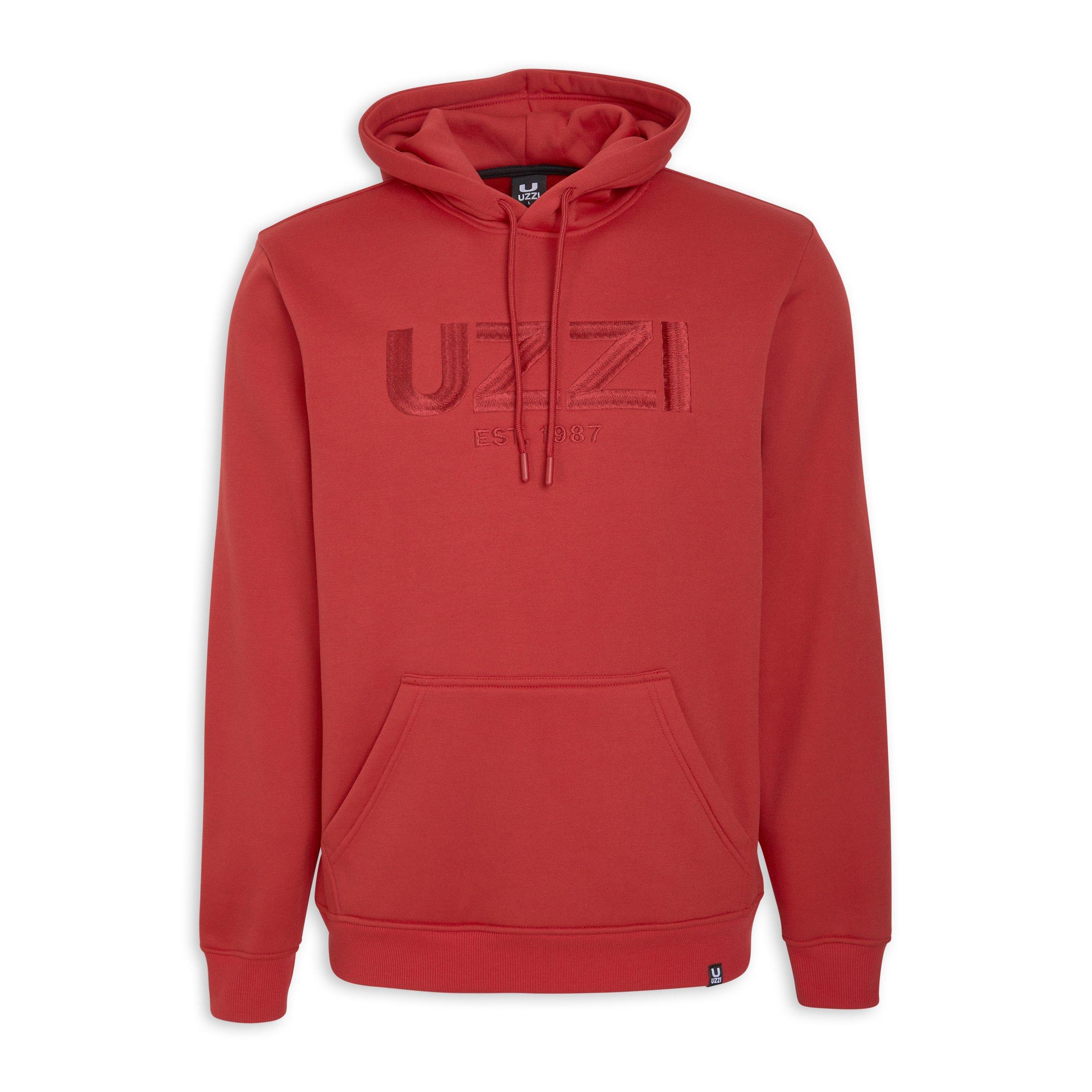 Red Branded Hoodie (3195651) | UZZI