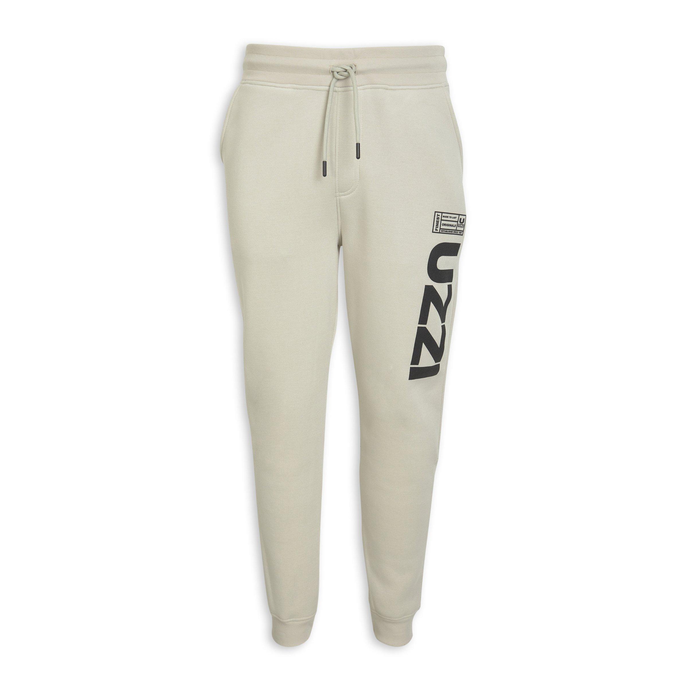 Beige Jogger Pants (3195653) | UZZI