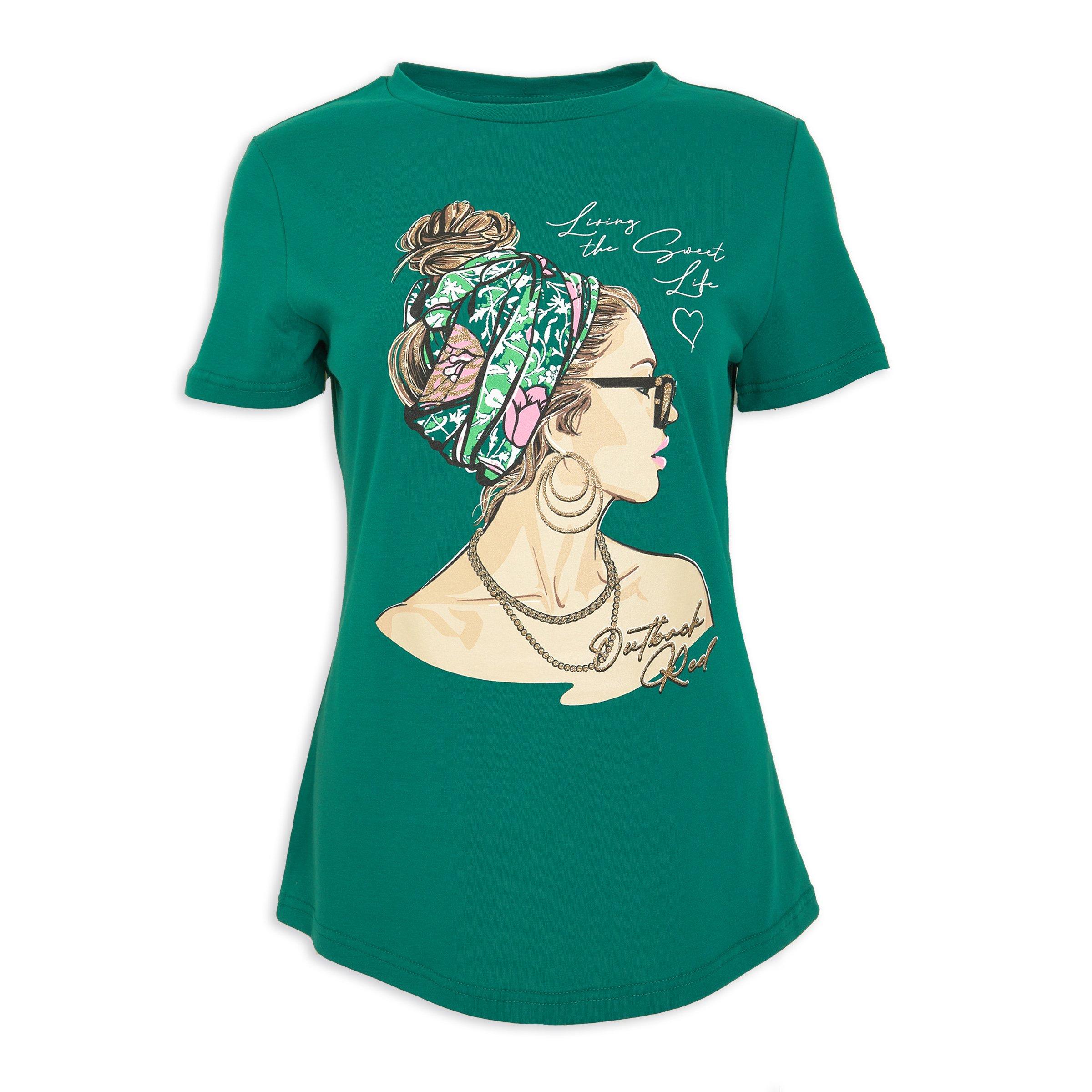 Green Graphic T-shirt (3195685) | OUTBACK RED