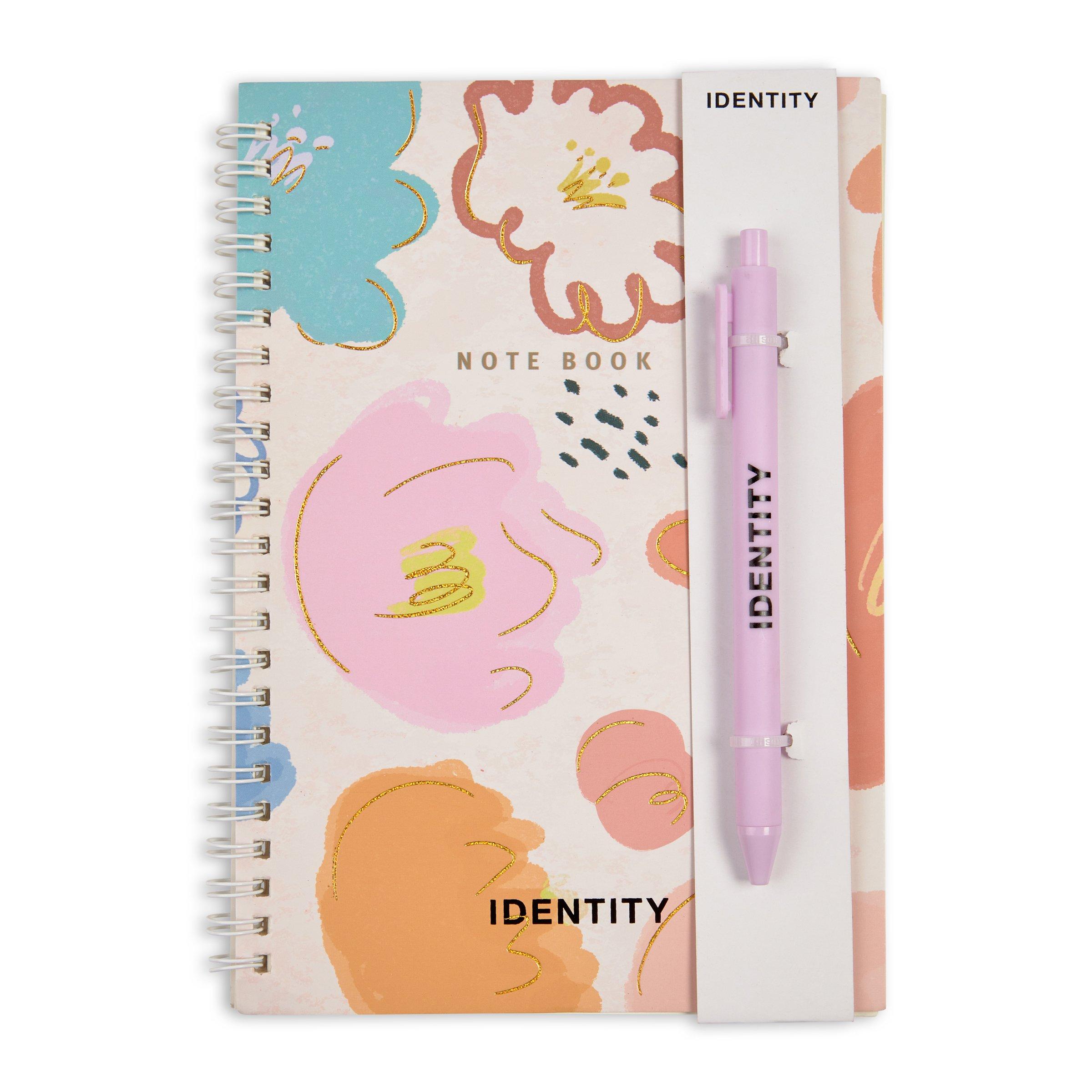 Floral Print Notebook and Pen Set (3195820) | Identity