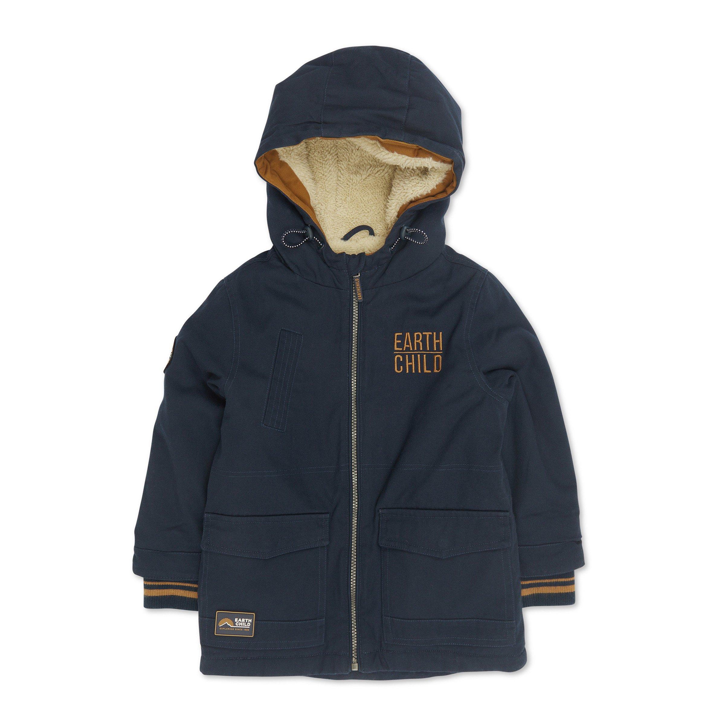 Kid Boys Navy Parka Jacket (3195852) | Earthchild