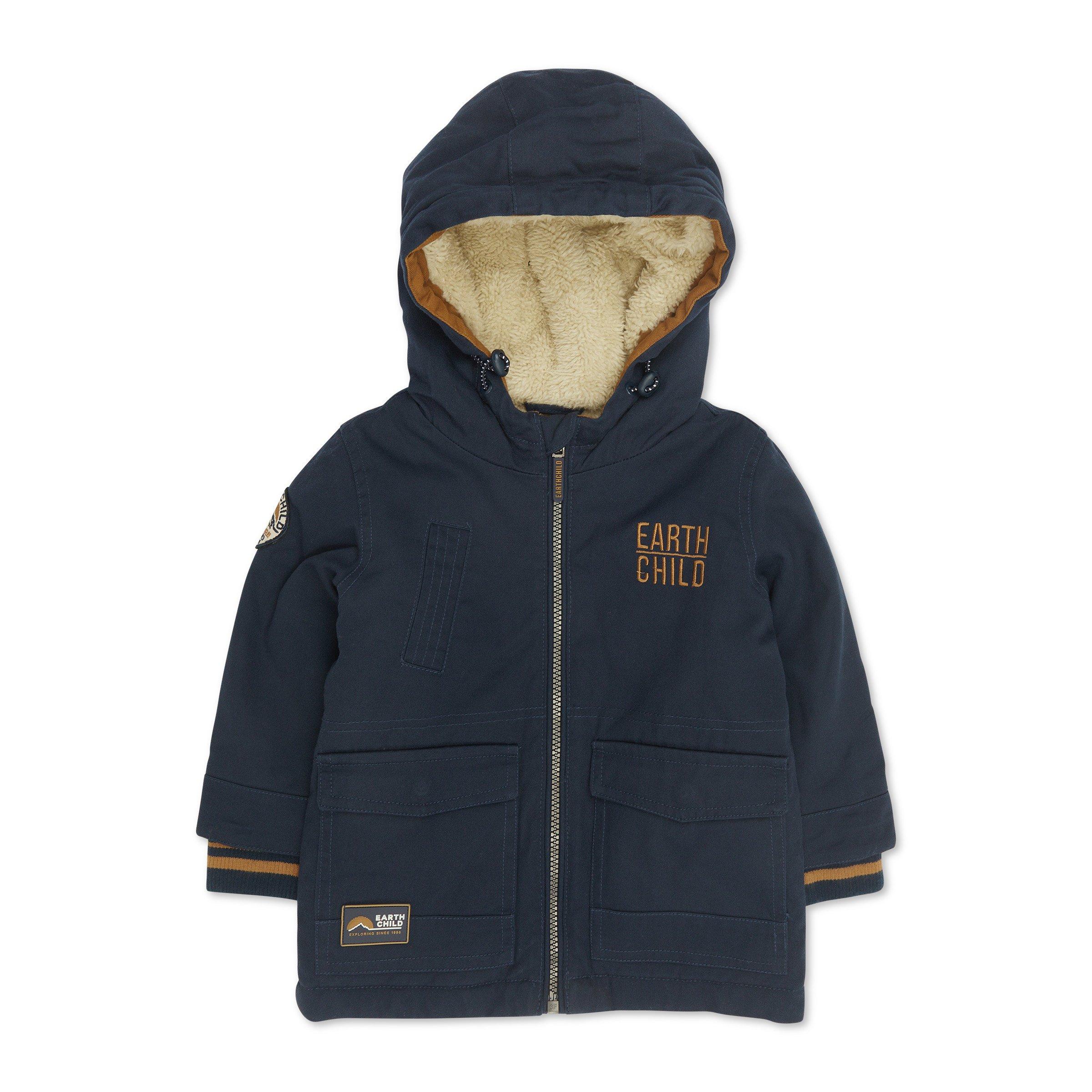 Baby Boys Navy Parka Jacket (3195977) | Earthchild