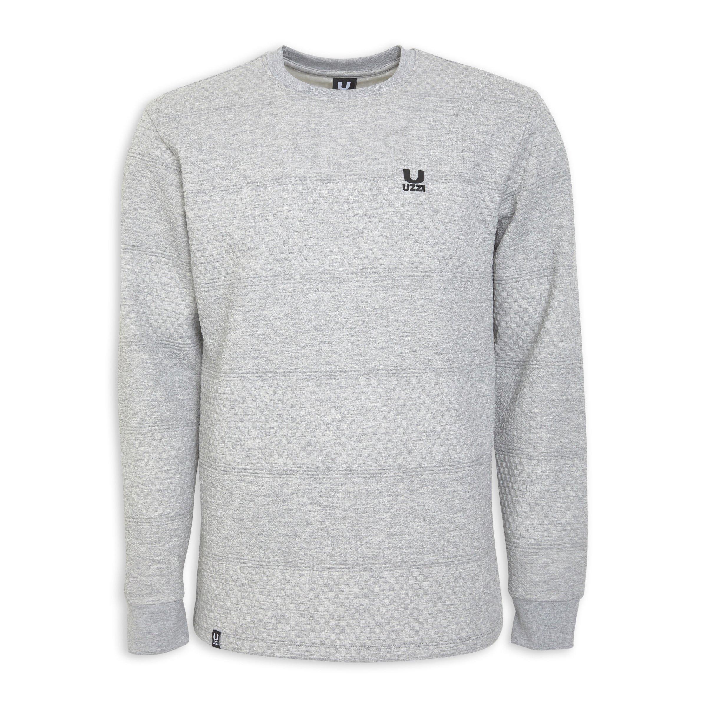 Grey Long Sleeve T-shirt (3196070) | UZZI