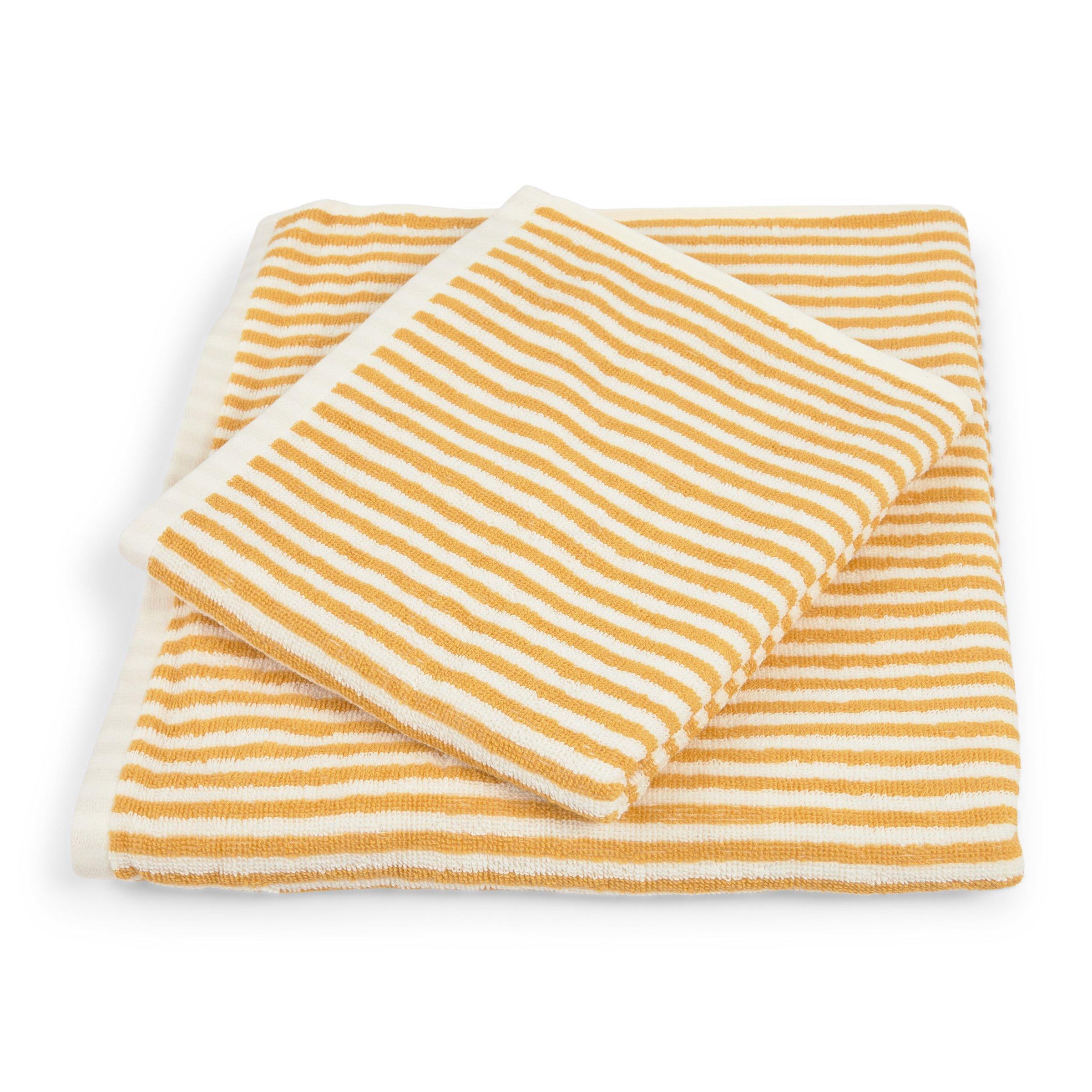 Yellow Stripe Bath Towel (3196207) | Loads of Living
