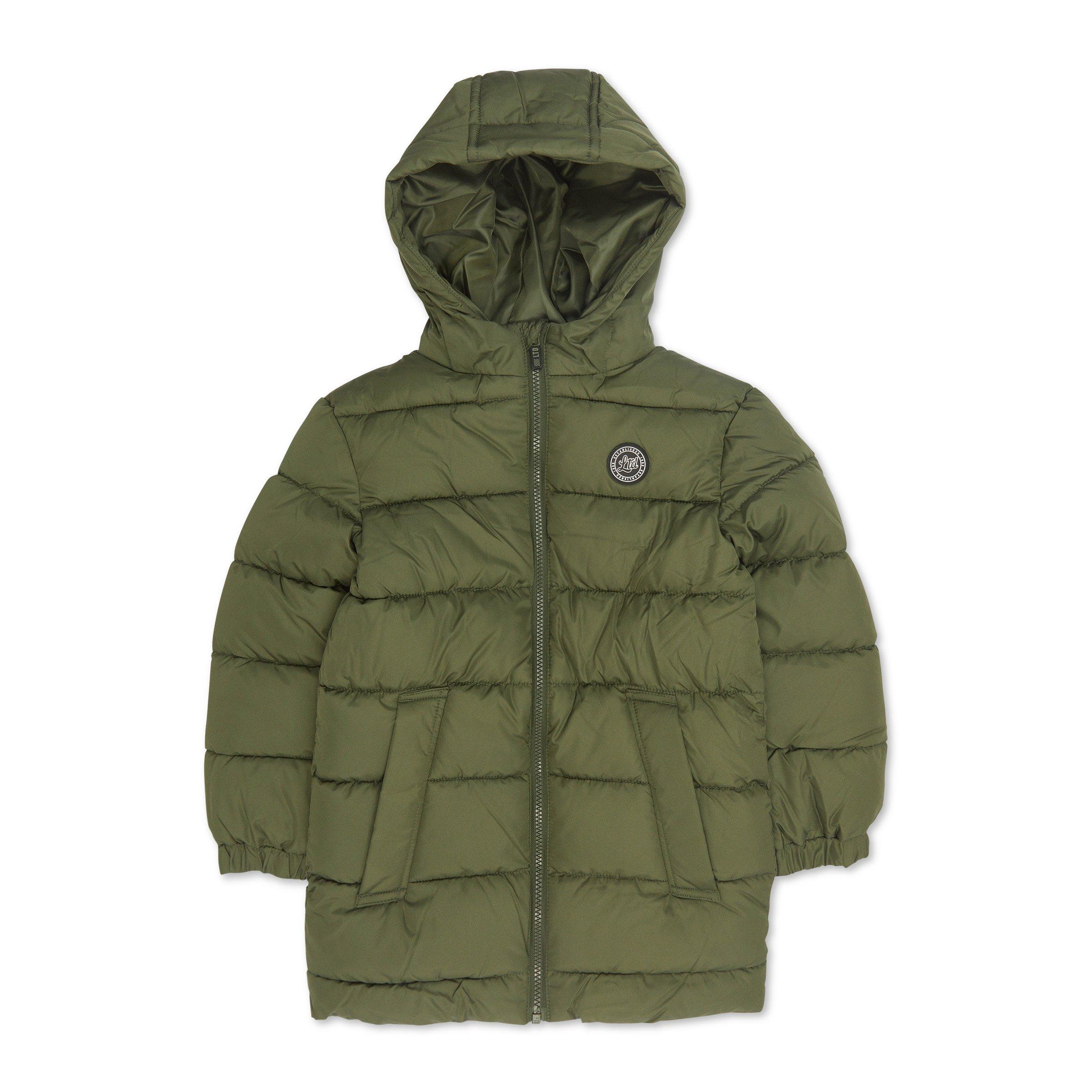 Kid Boys Green Puffer Jacket (3196278) | LTD Kids